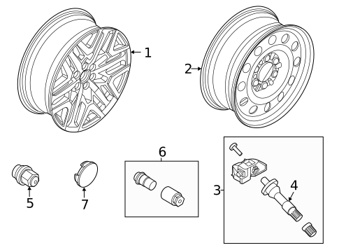 Wheel for 2025 Ford Expedition | Levittown Ford Parts
