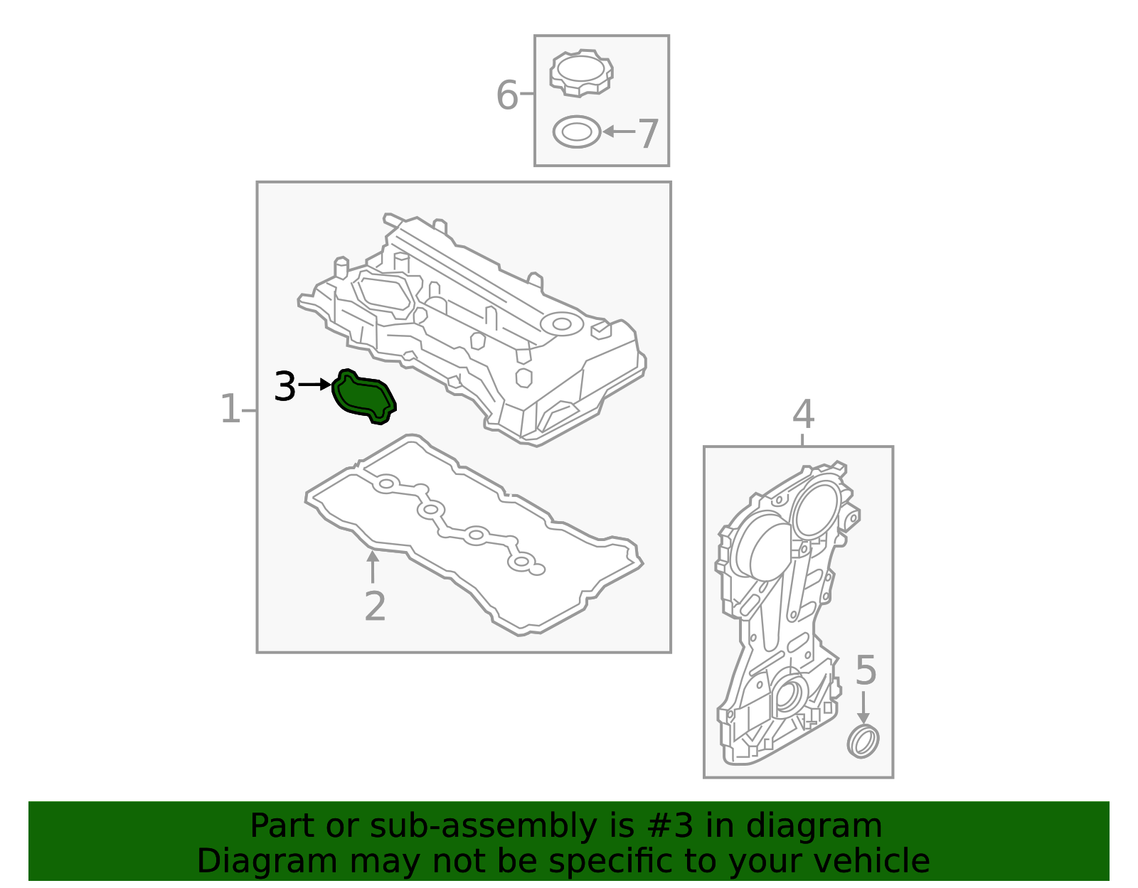 2020-2026 Hyundai Valve Cover Gasket 22442-2S000 | OEM Parts Online