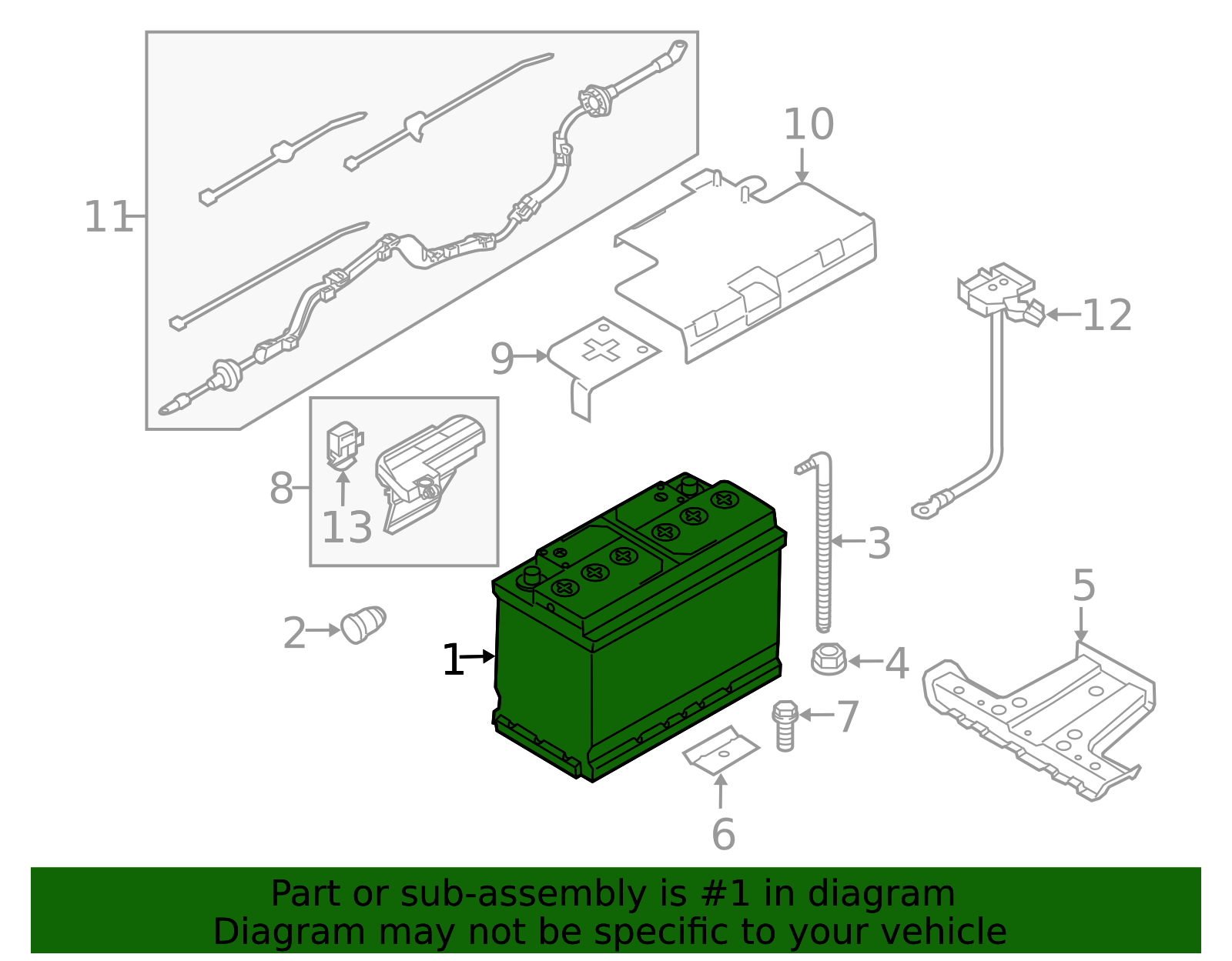 2017-2025 Audi Vehicle Battery 8W0-915-089-A | OEM Parts Online