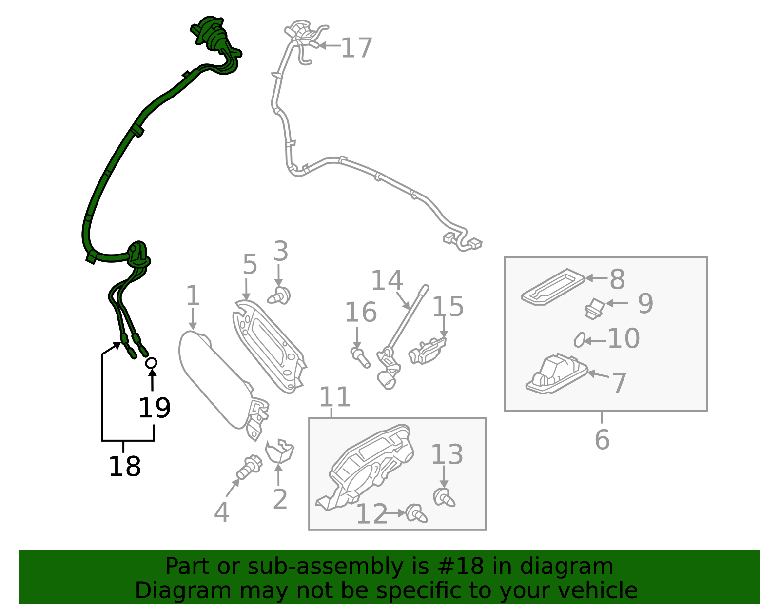 2018-2019 Mitsubishi Outlander PHEV Cable Assembly 9482A303 ...