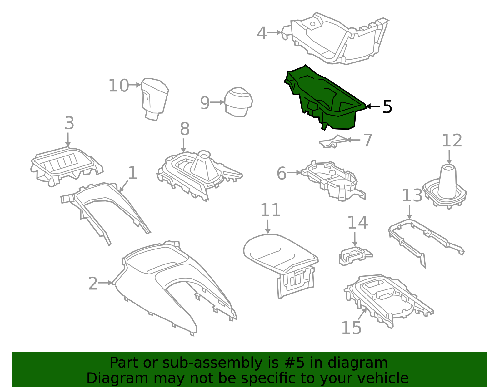55620-02450 - Cup Holder 2020-2021 Toyota Corolla | Bam Wholesale Parts