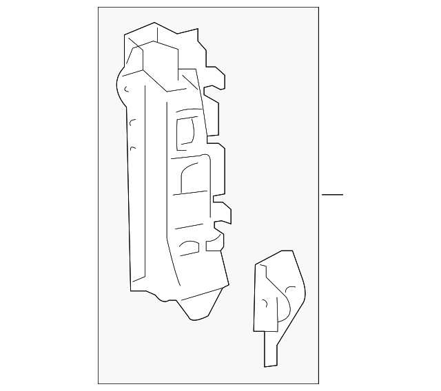Genuine Toyota End Panel part# 65506-0C020 for 2003-2006 Toyota Tundra ...