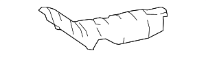 2009-2019 Toyota Heat Shield 58151-02380 | OEM Parts Online
