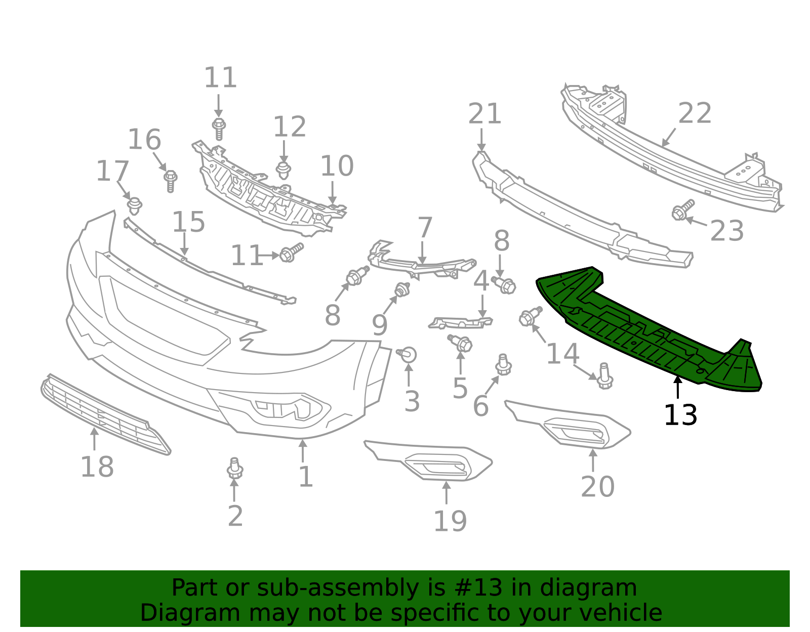 2020-2022 Subaru Legacy 2020-2022 Subaru Legacy - Lower Bracket ...