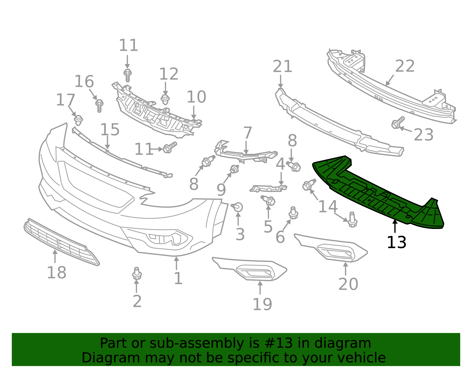 2020-2022 Subaru Legacy Lower Bracket 57707AN06A | Subaru Parts Store