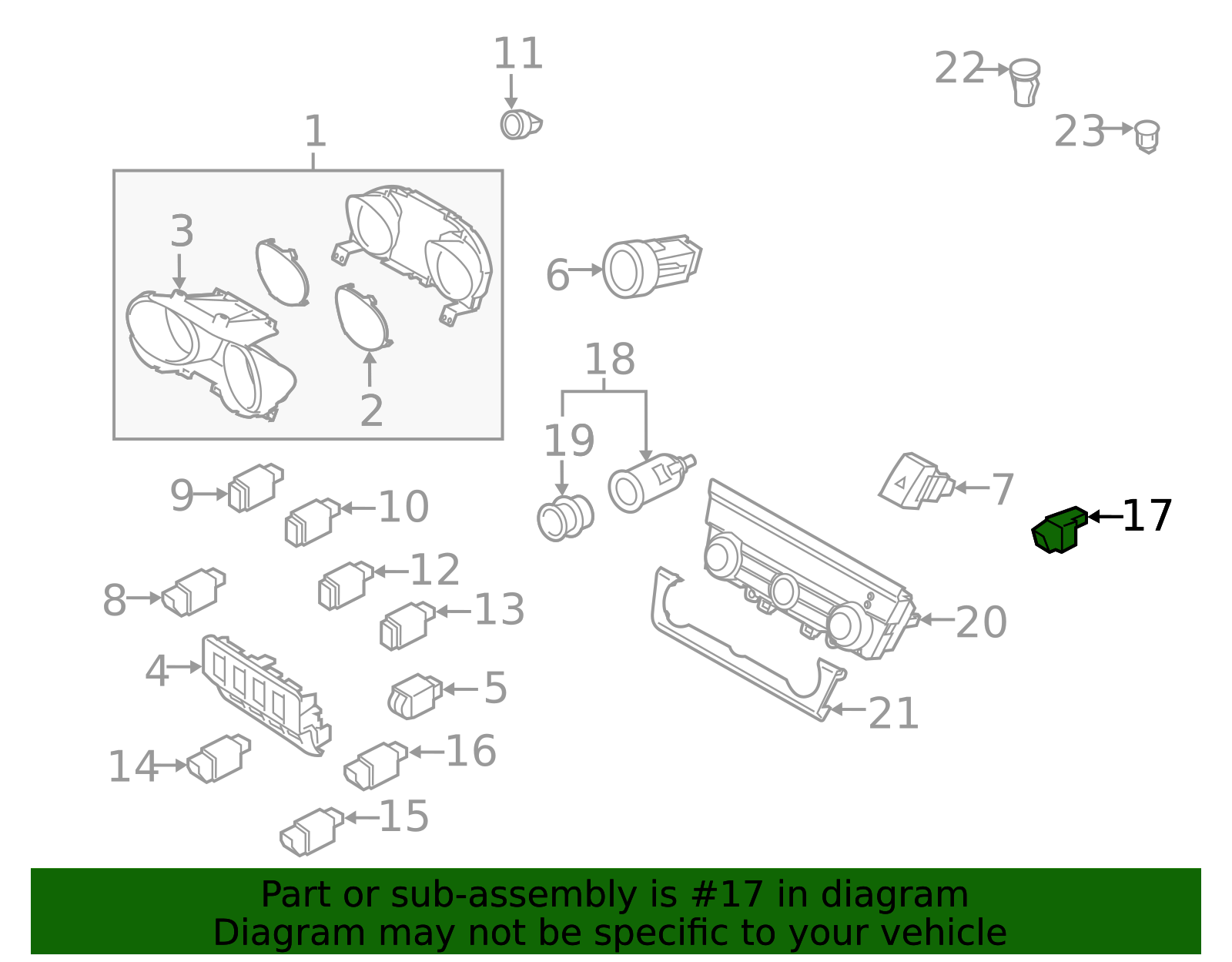 2015-2025 Subaru Blank Cover 83005AL010 | Subaru Parts Store