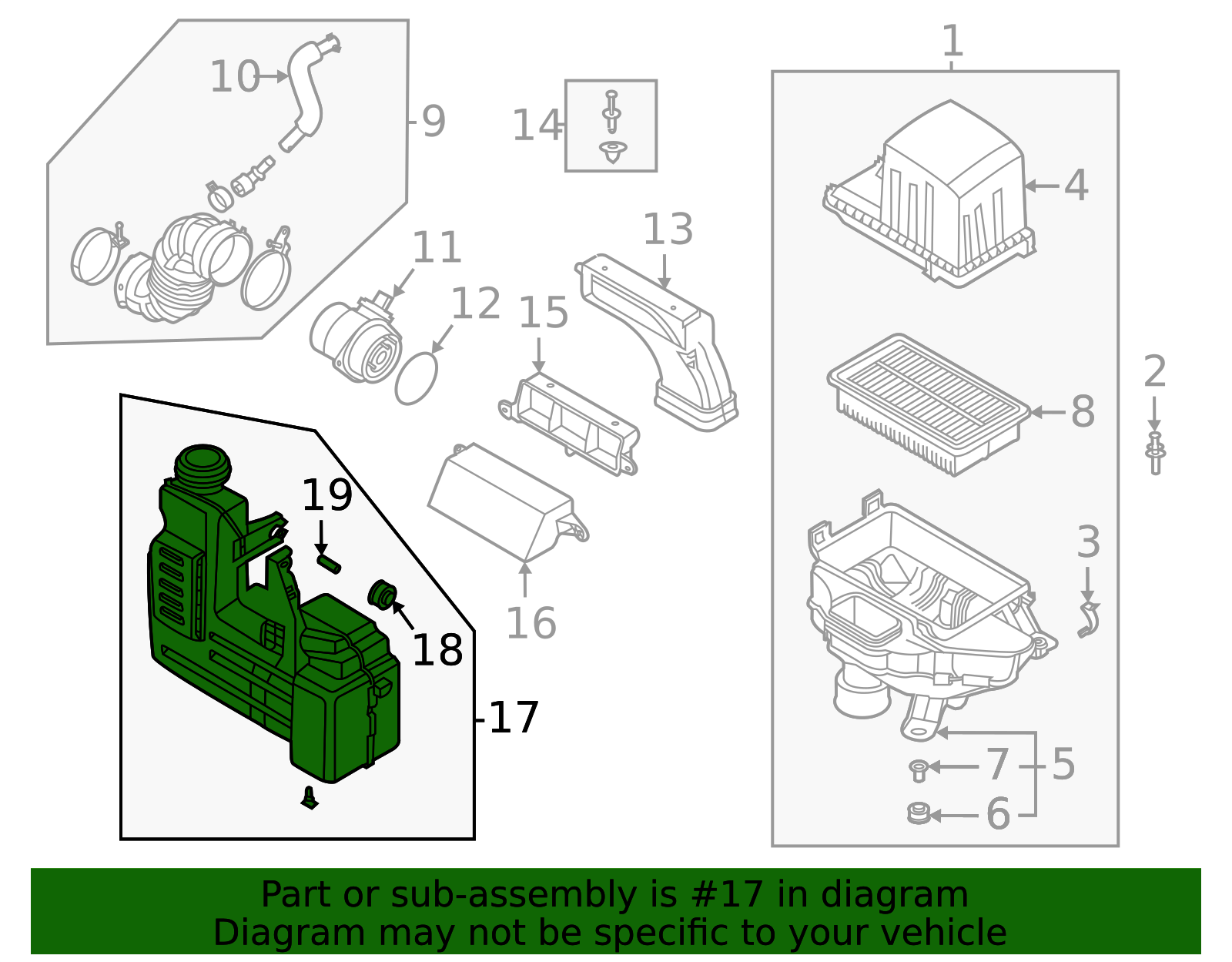 28190-K2100 - High-Quality Engine Air Intake Resonator for 2020-2025 ...