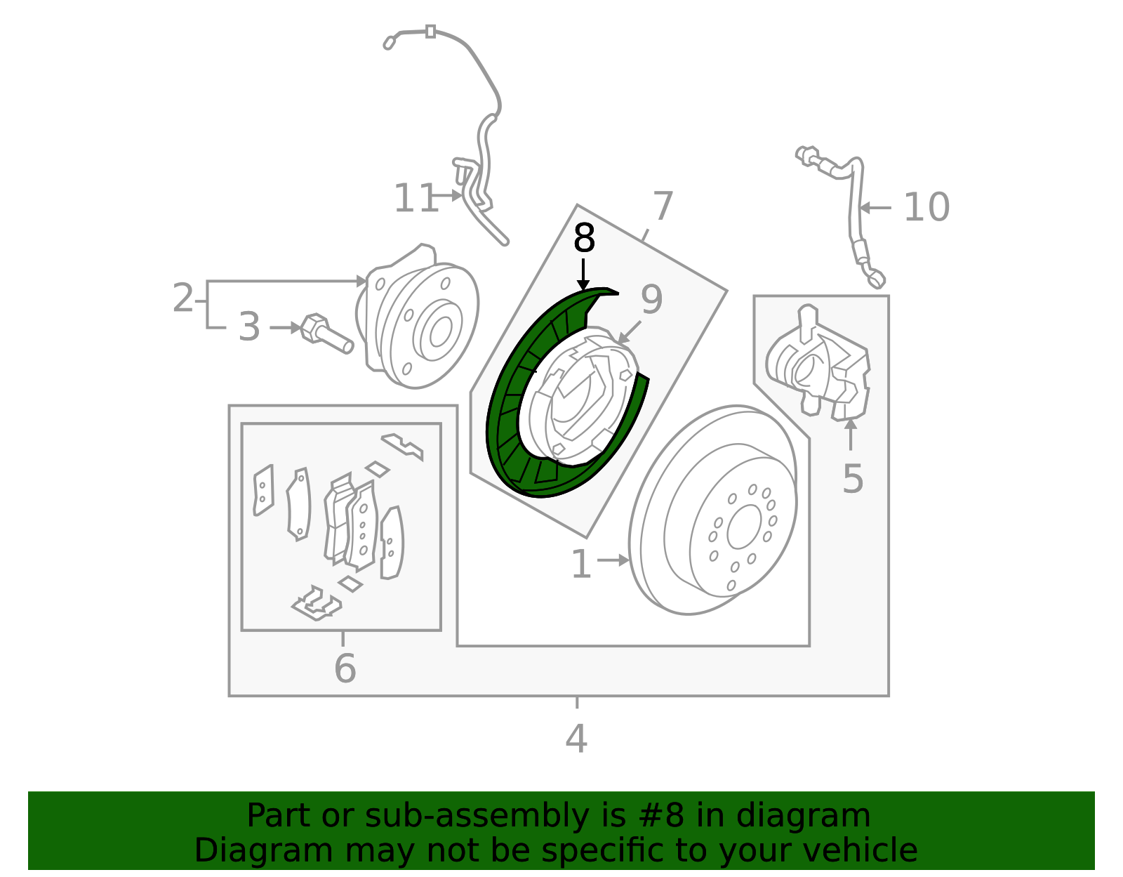 2010-2012 Hyundai Santa Fe Splash Shield 58251-2P500 | MotorMotor