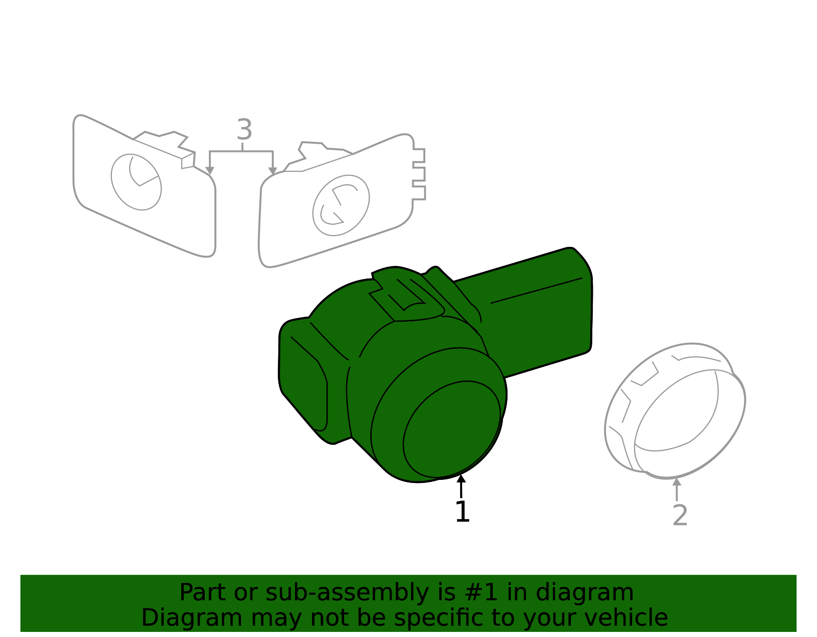 2020-2023 BMW Sensor 66-20-9-827-054 | BMW OEM Parts