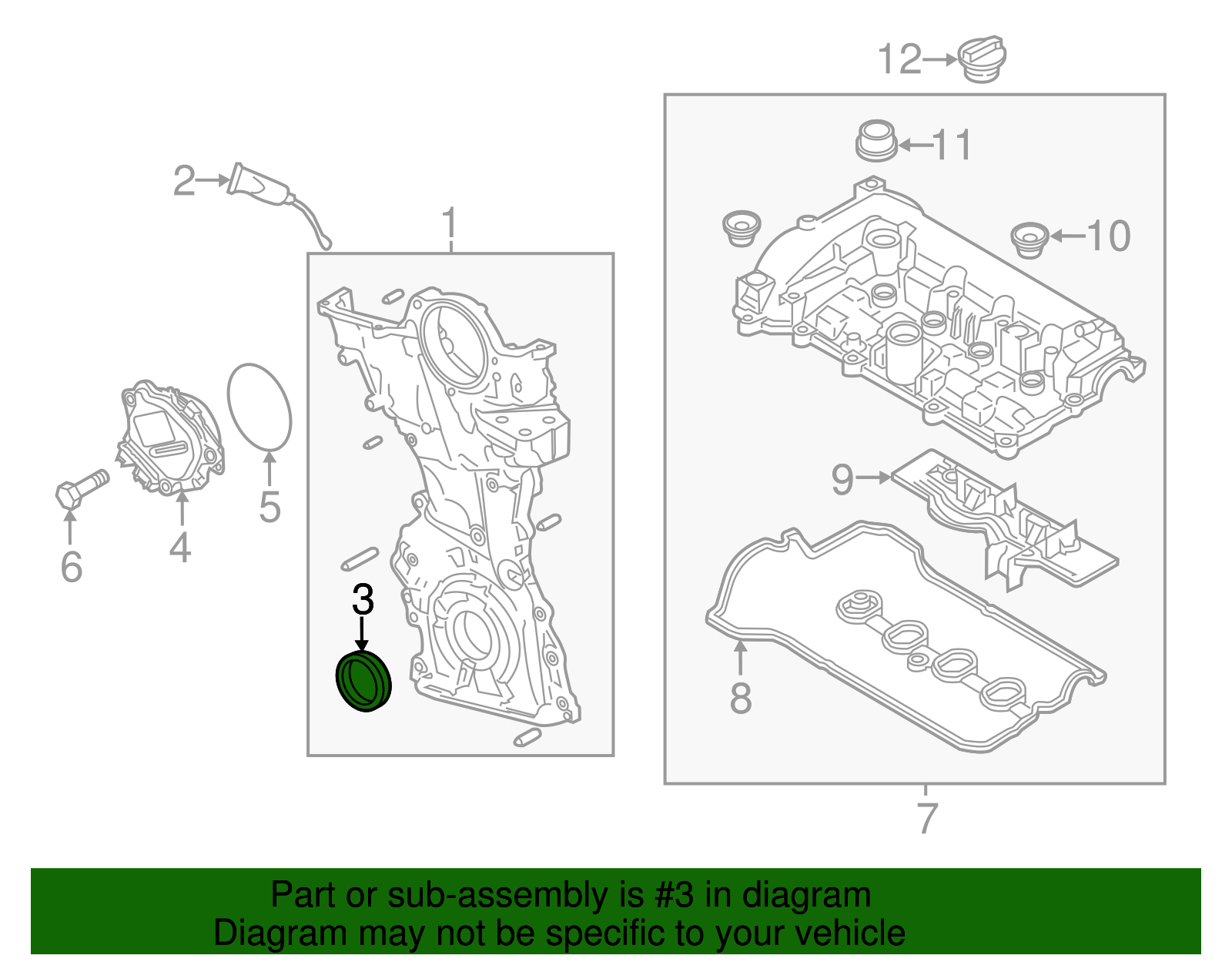 S55011312B - Mazda Rear Main Seal 2014-2024 Mazda | Performance Auto Parts