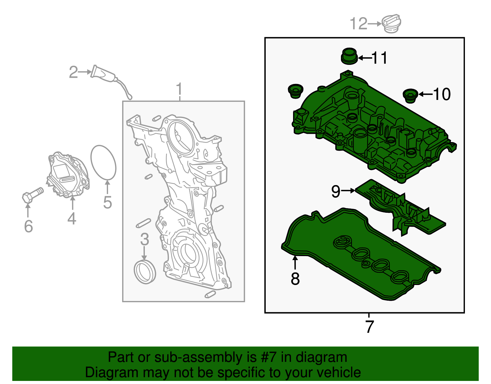 PYFA-10-210A - 2018-2024 Mazda - Valve Cover | Mazda Part Direct