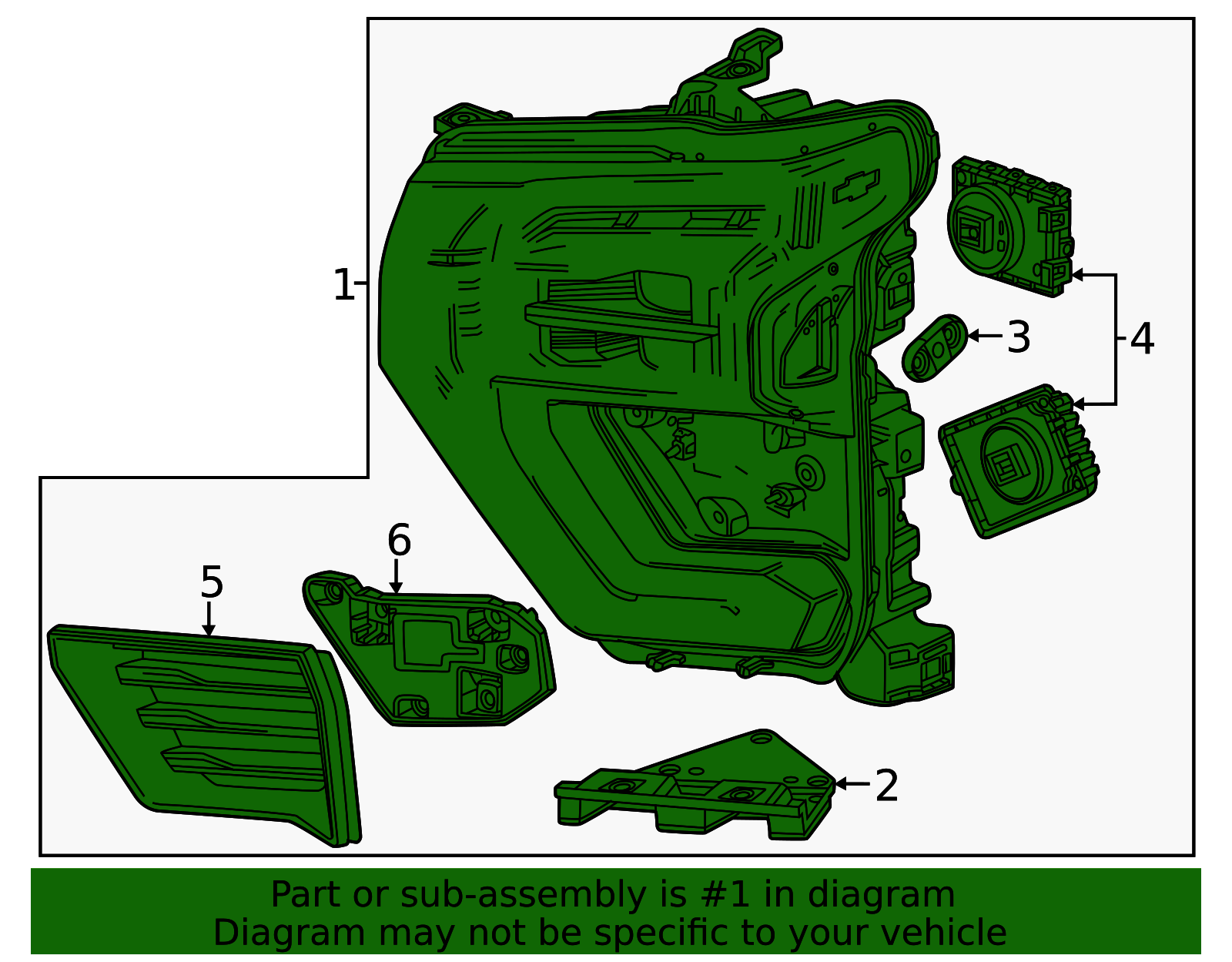 2024-2025 Chevrolet Composite Assembly 85044249 | Chevy Parts Pros