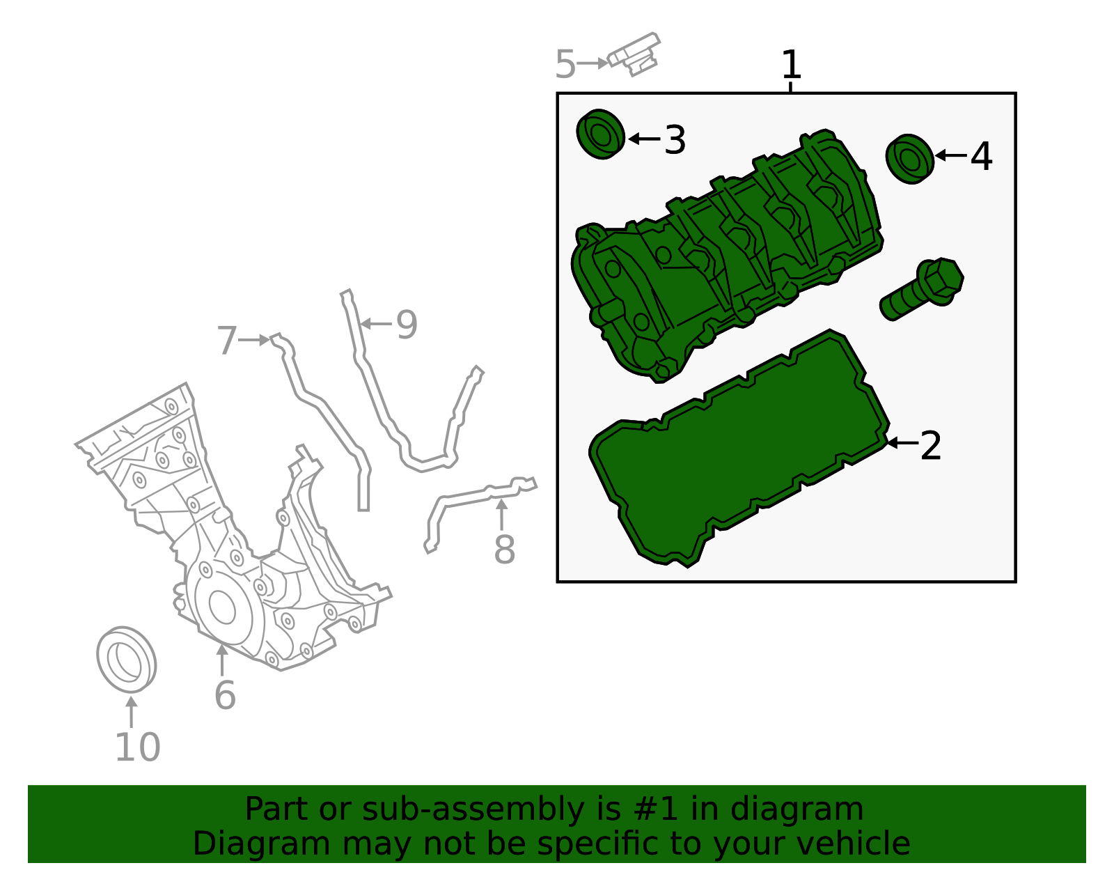 2018-2023 Ford Mustang Cover Cylinder Head NR3Z-6582-F | OEM Parts Online