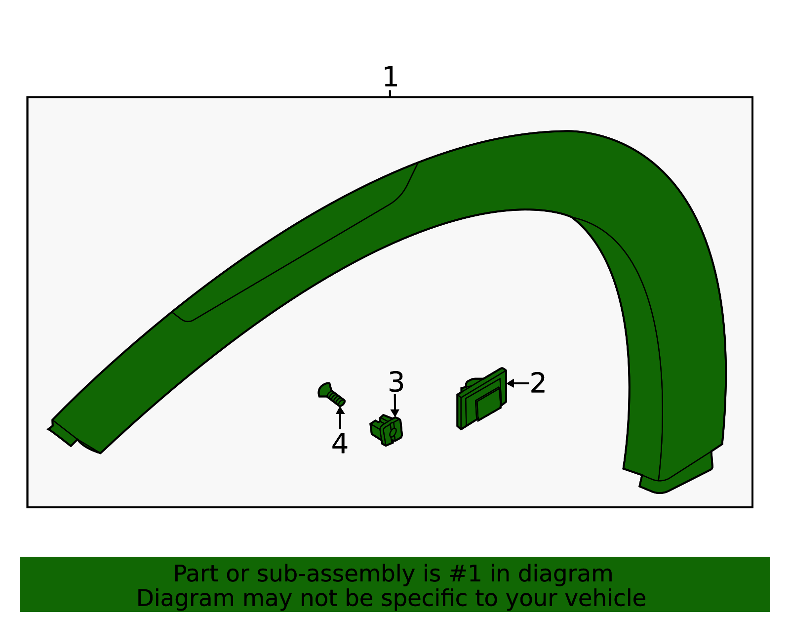 2020-2025 Hyundai Venue Wheel Opening Molding 87712-K2010 | OEM Parts ...
