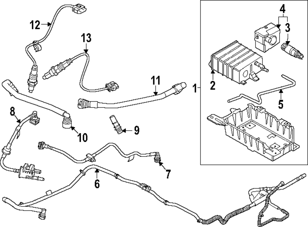2024-2025 Ford Mustang PCV Tube PR3Z-6758-A | Miracle Ford Parts