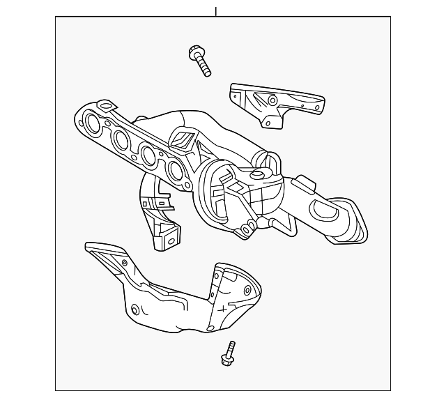 PY1G-20-50X - Mnfd W/Converter 2019-2023 Mazda | MazdaParts.US Store