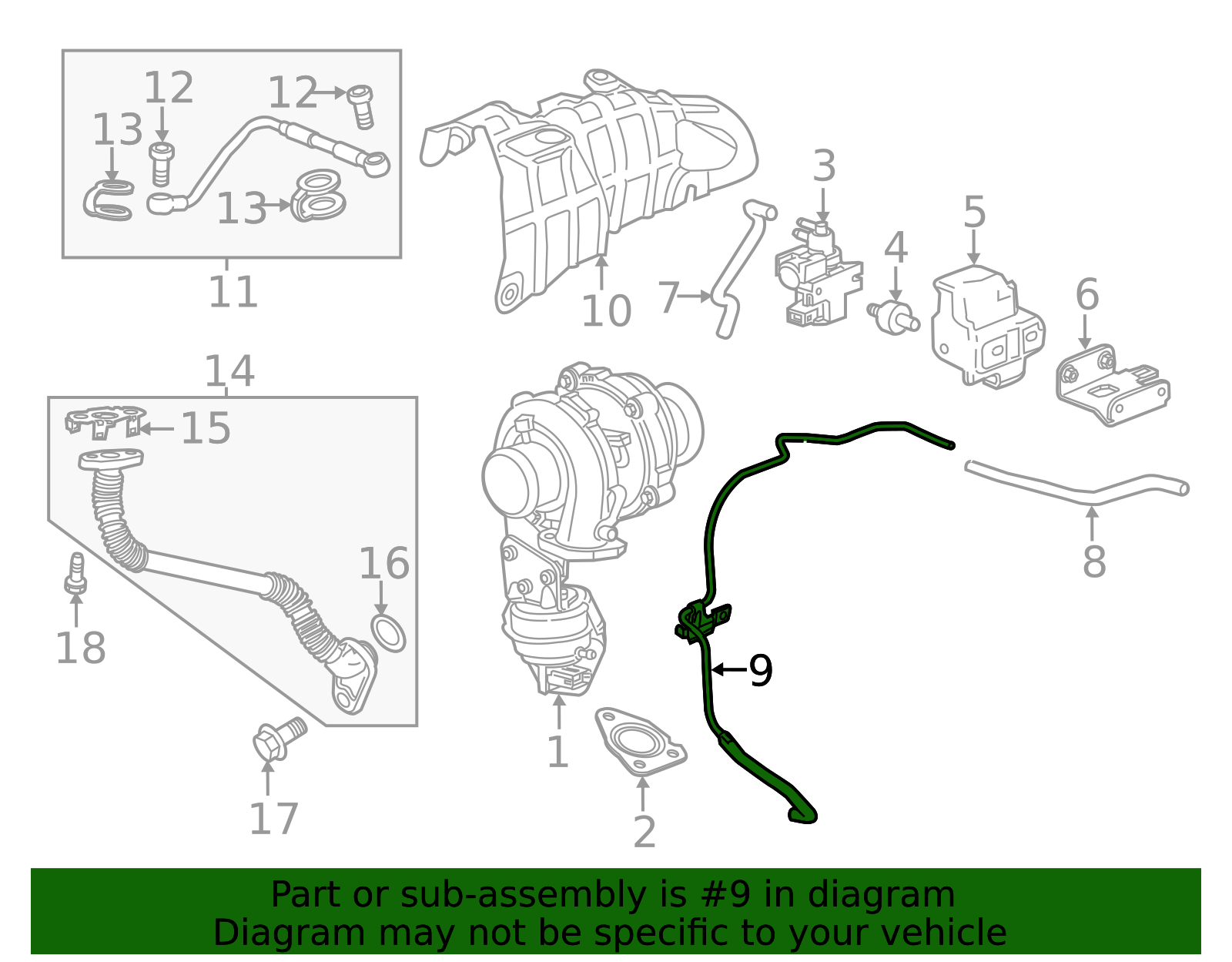 55591707 - High-Quality Turbocharger Wastegate Actuator Vacuum Control ...