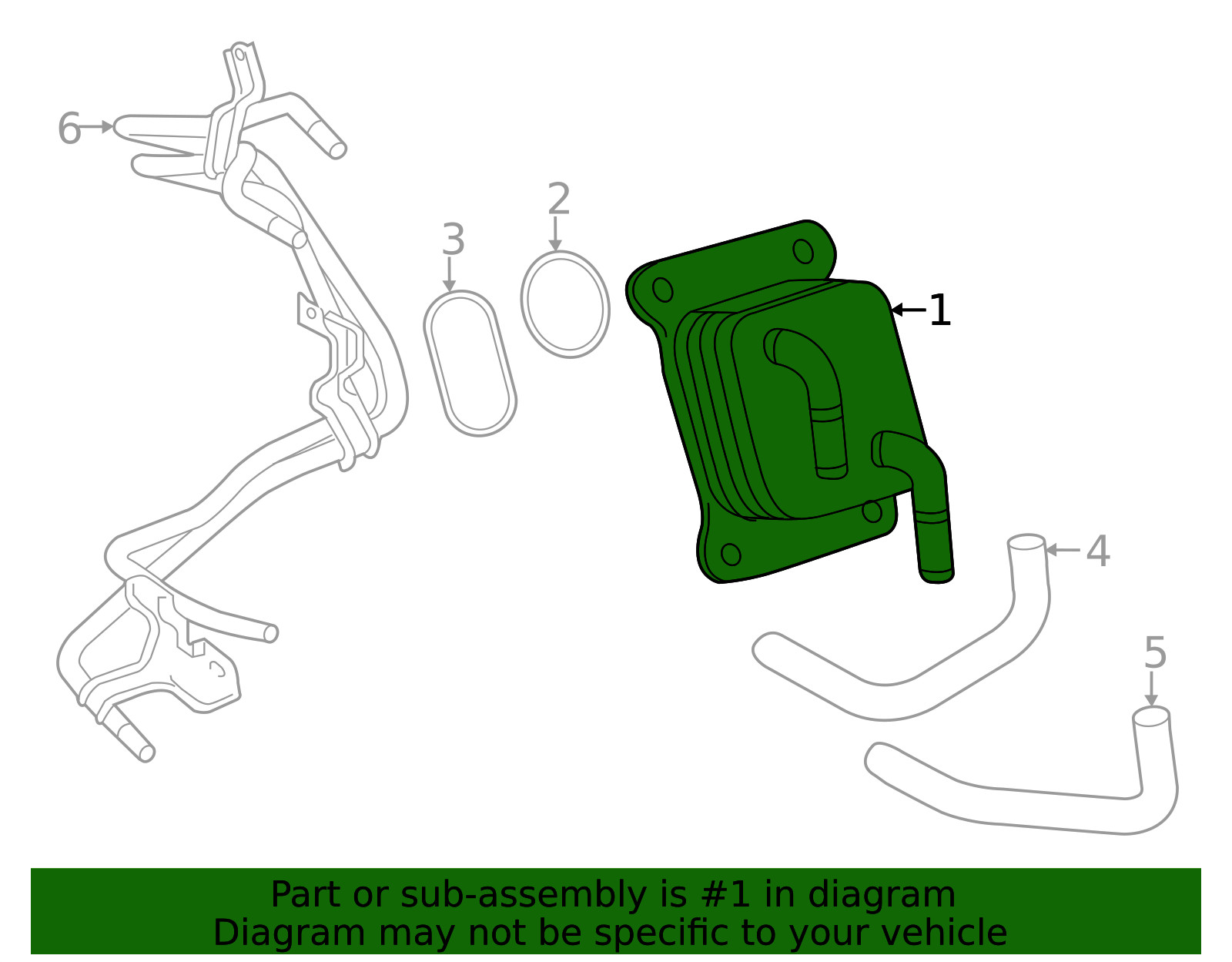 2022-2024 Toyota 4Runner Oil Cooler 15710-31101 | Toyota Parts Center
