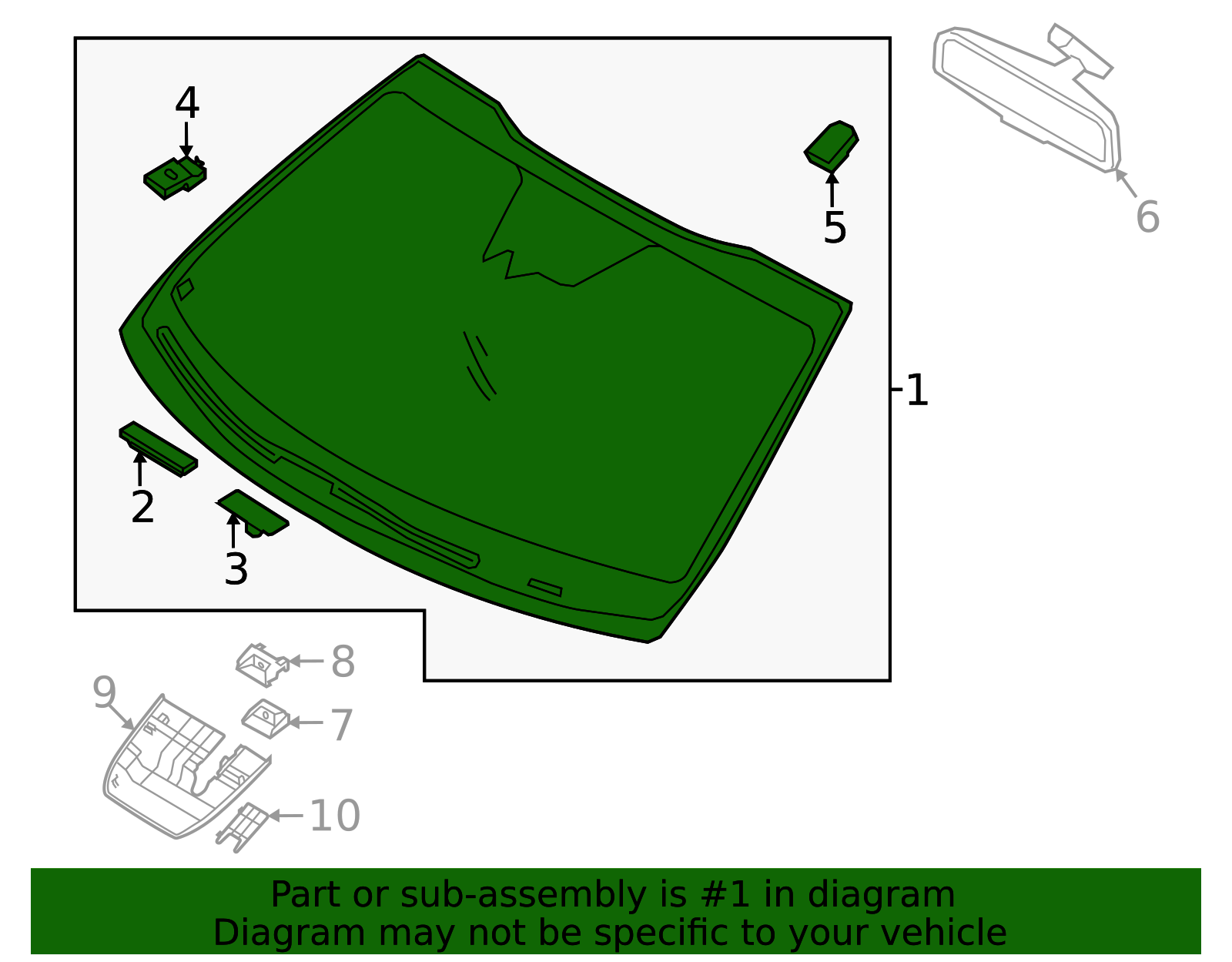 86110-R5061 - Windshield 2021-2023 Kia Sorento | Genuine Kia Parts