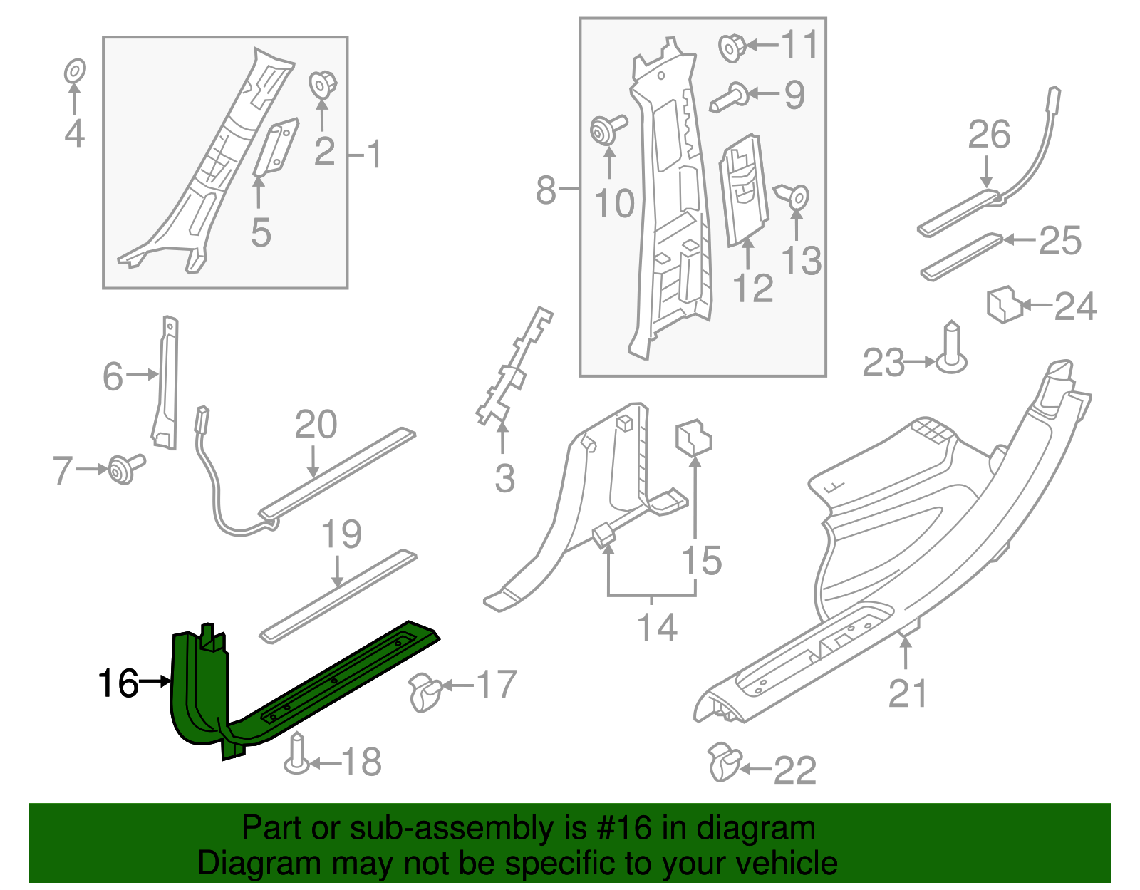39838888 - Front Sill Plate - 2017-2020 Volvo | Volvo OEM Parts Direct