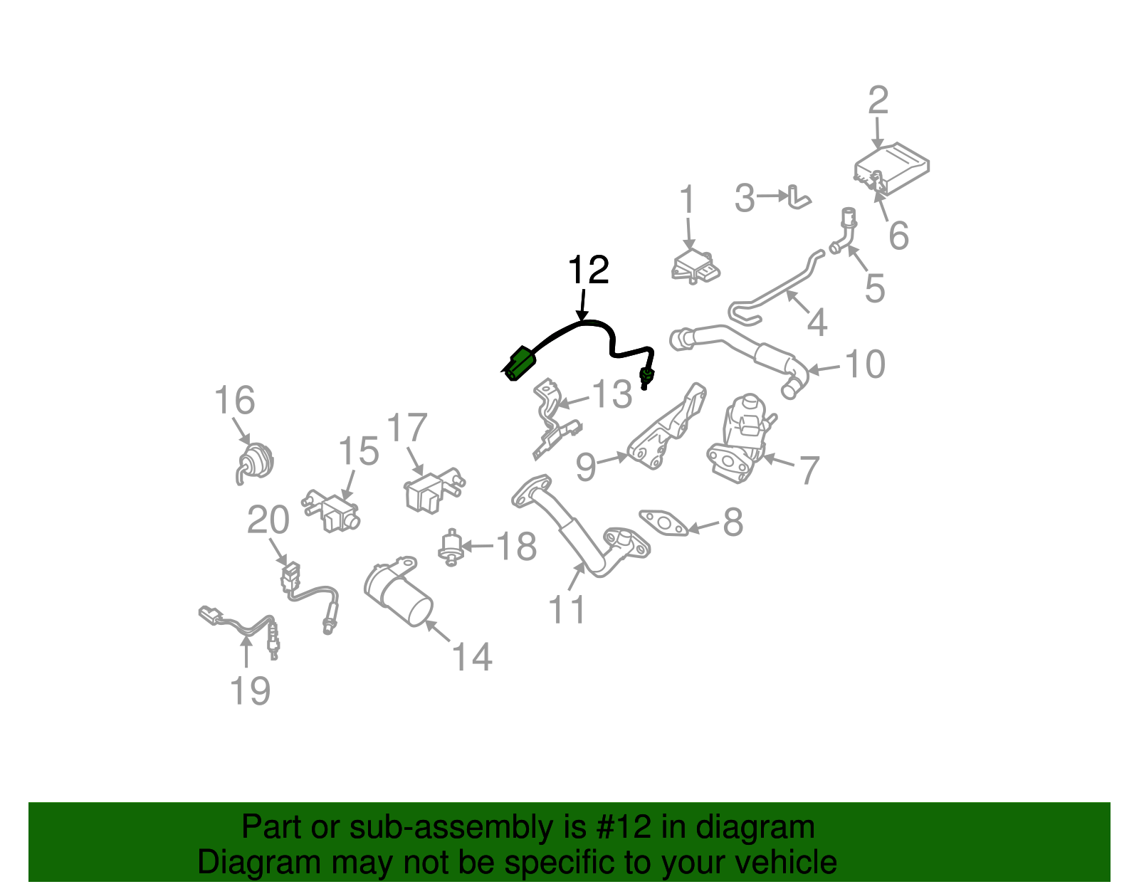 14730-6N210 - Temp Sensor - 2002-2009 Nissan | Nissan OEM Parts Direct