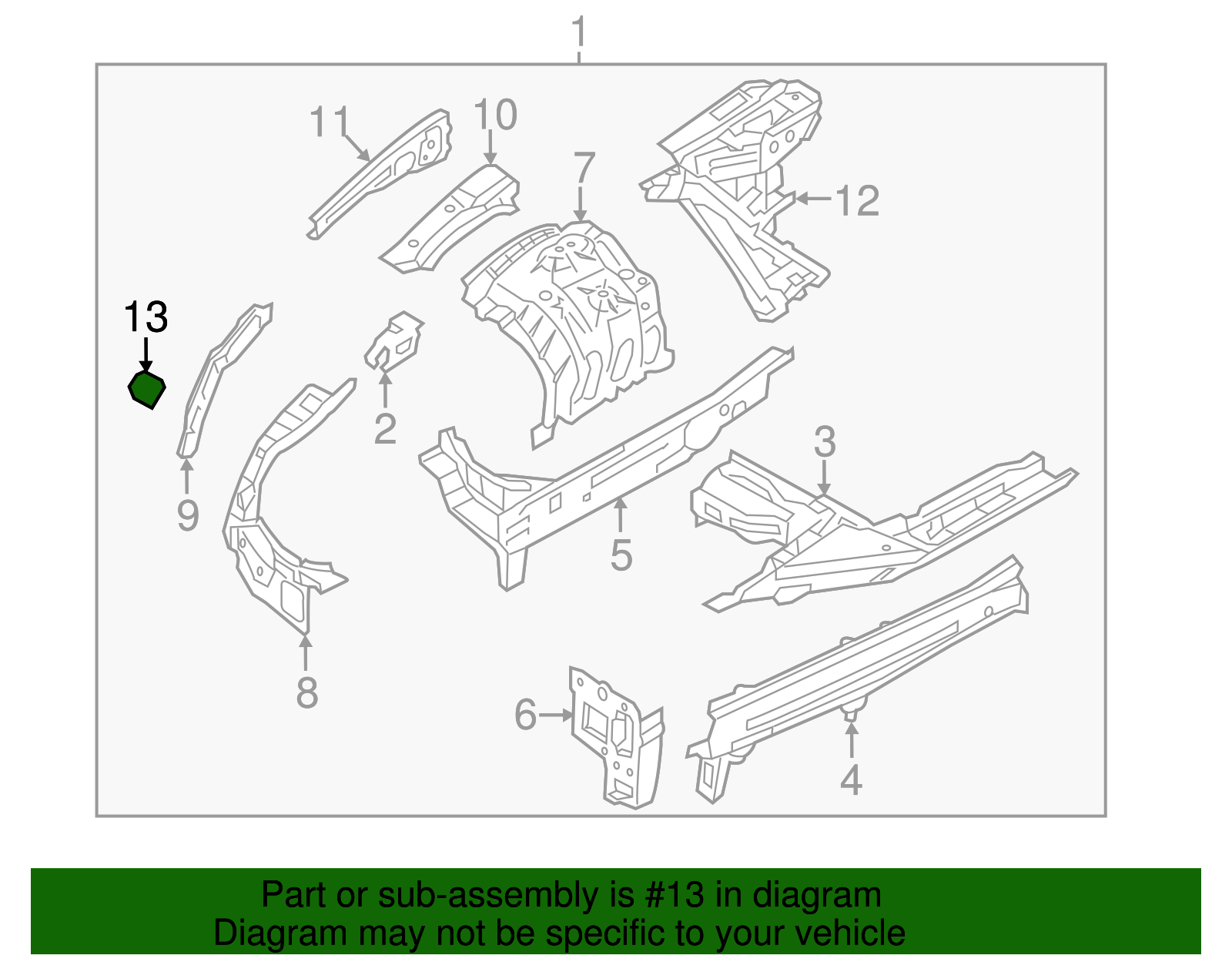 2015-2020 Hyundai Fender Mtg Bkt 64525-B1000 | World OEM Parts Hyundai