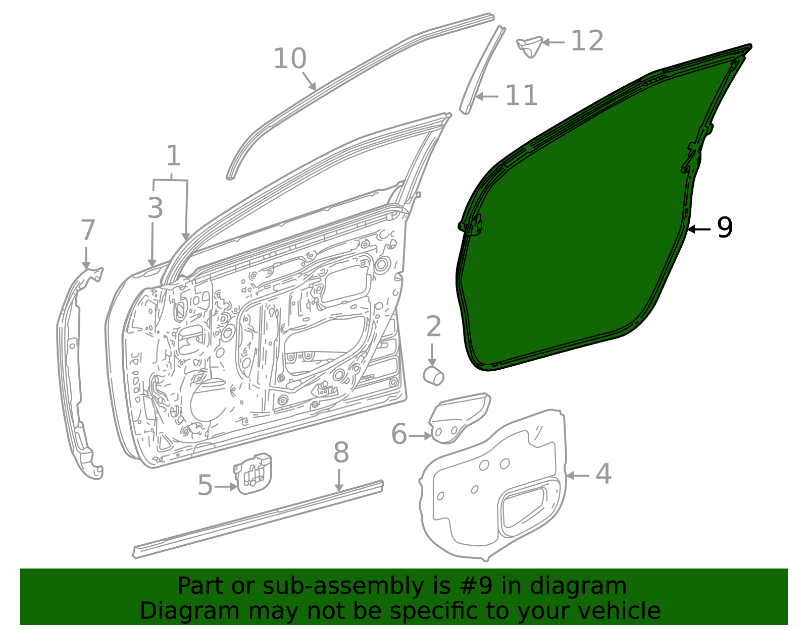 2016-2020 Toyota Mirai Surround Weather-Strip 67862-62010 | Toyota ...