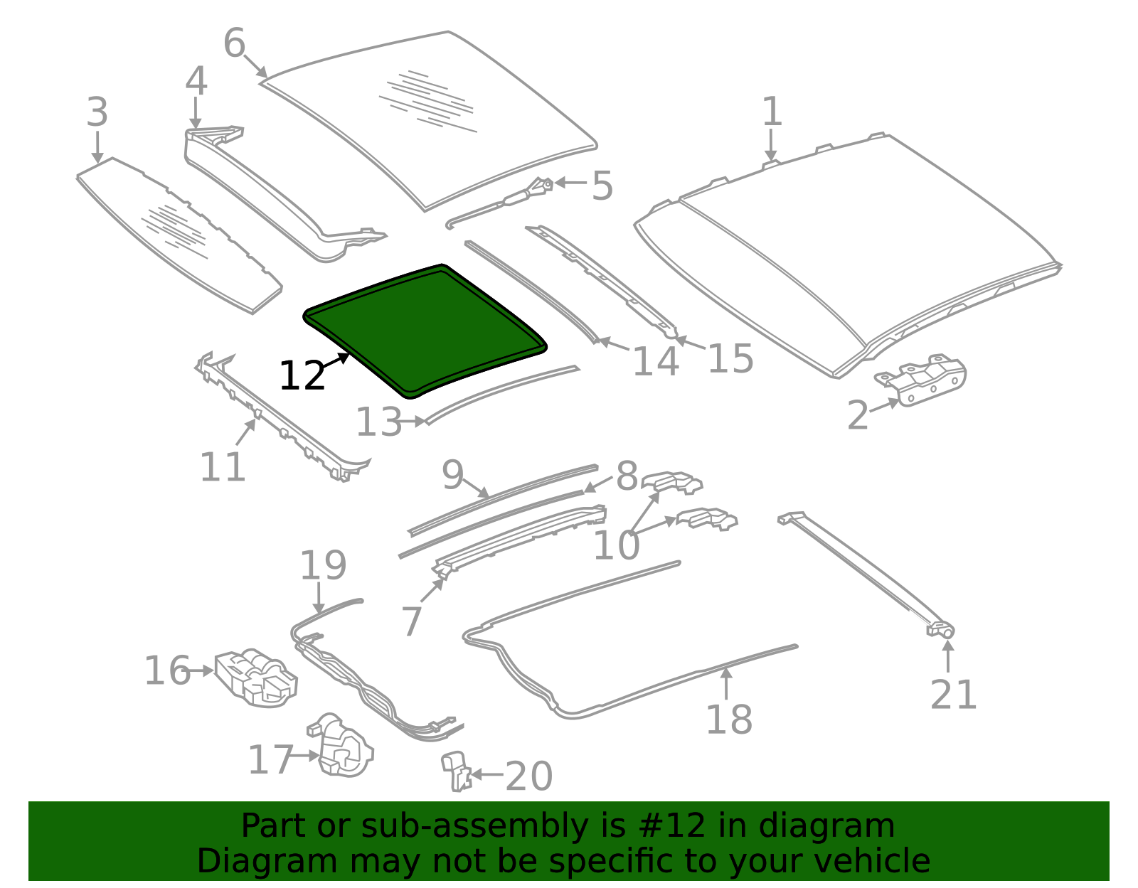 206-782-10-00-64 - Surround Weather-Strip 2022-2025 Mercedes-Benz ...