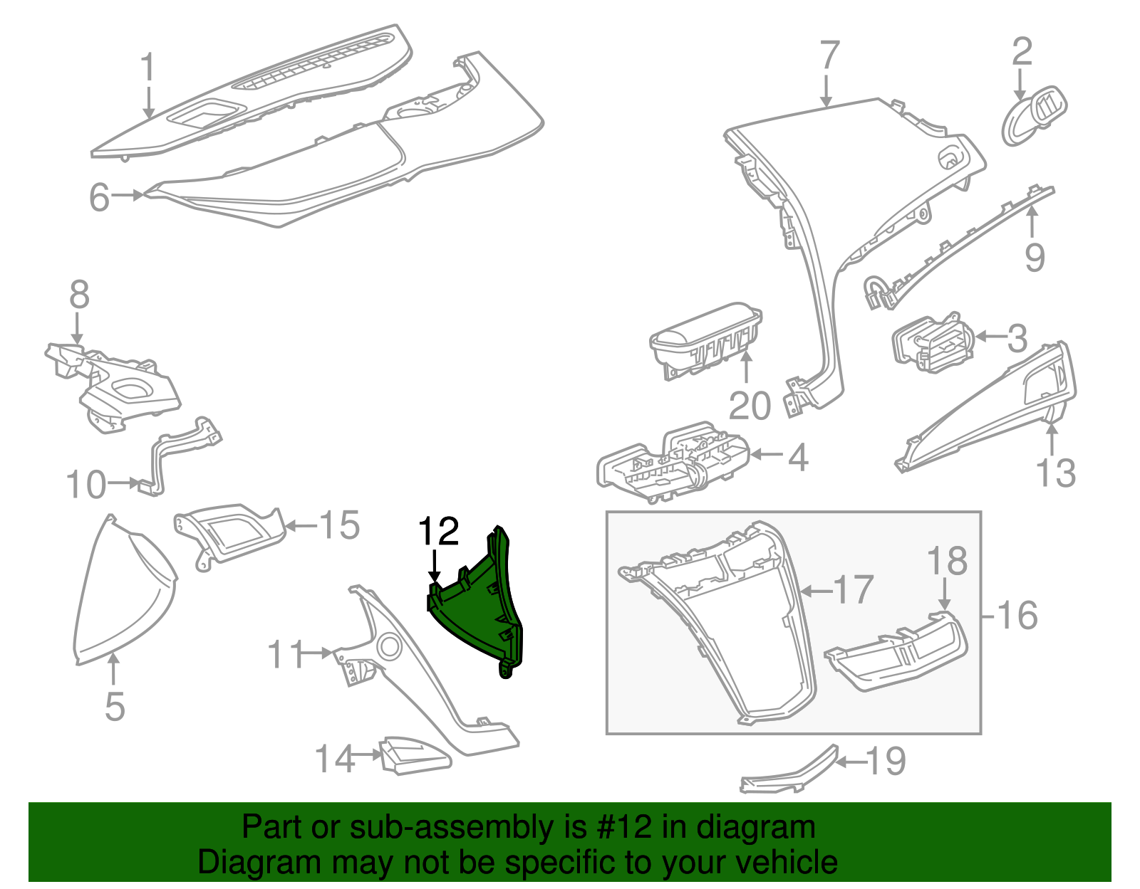84395004 - Lower Trim | Partners Chevy