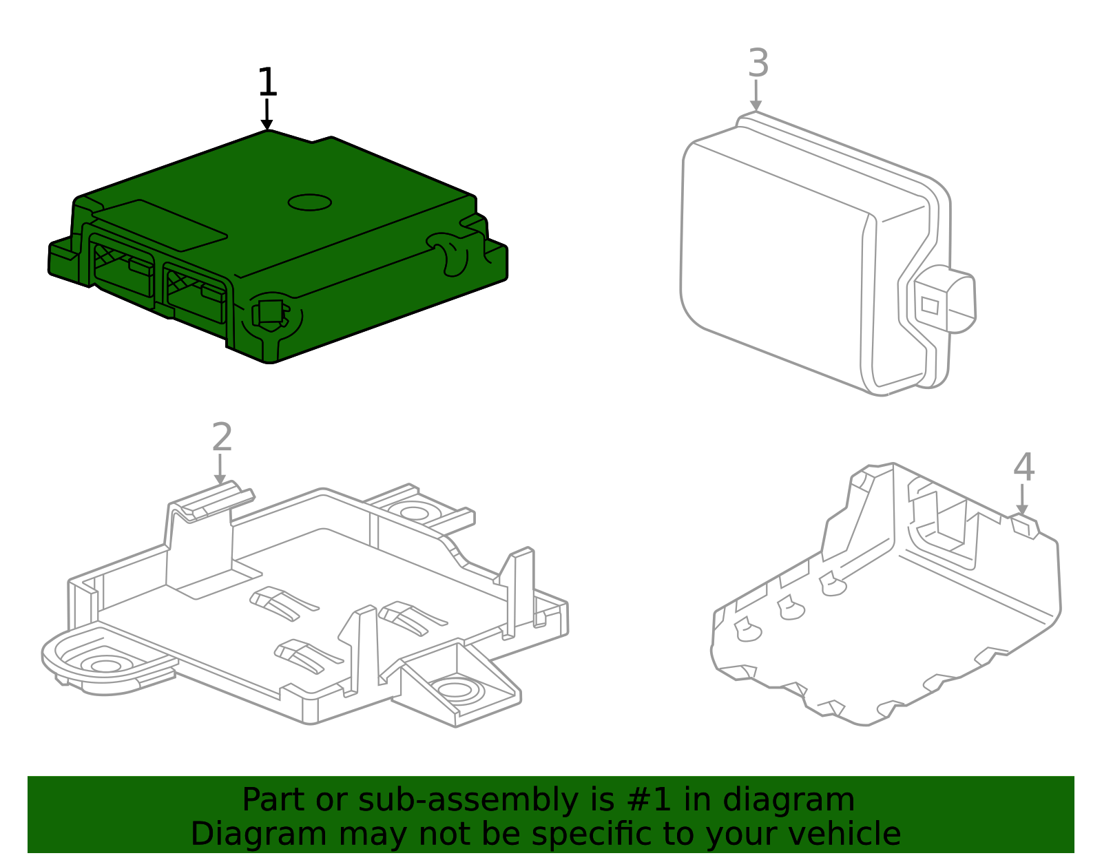 2021-2025 GM Active Safety Control Module 84969984 | Shop Matick Buick GMC