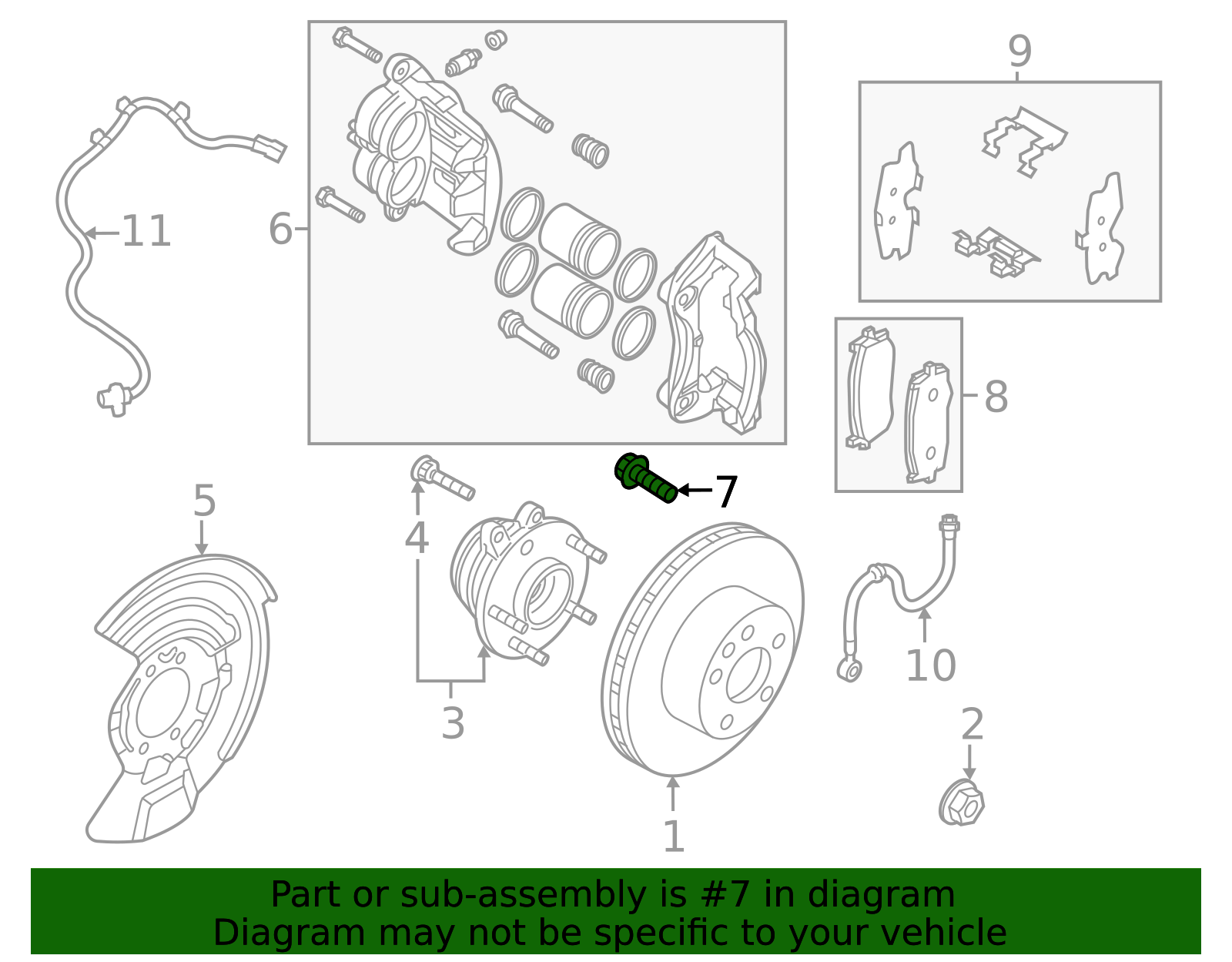 41005-6RR0A - Disc Brake Caliper Bracket Mounting Bolt 2021-2025 Nissan ...