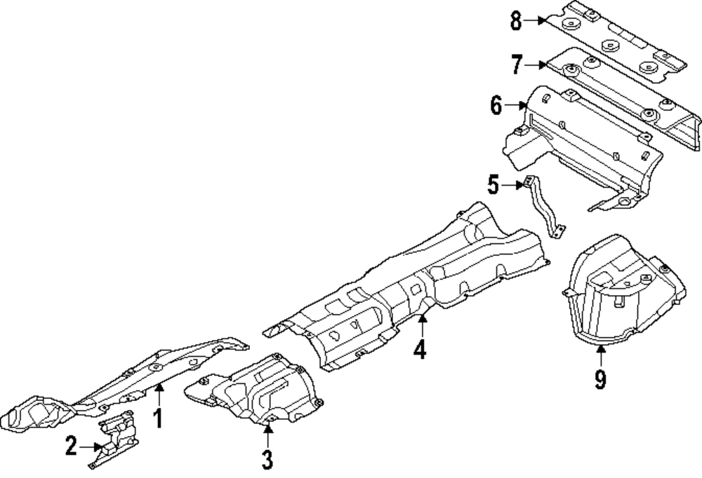 2023-2025 BMW Rear Shield 51-48-5-A17-938 | BMW Parts Online Hub