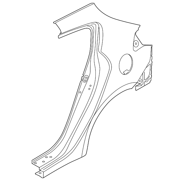 71504-B0C50 - Quarter Panel 2017-2018 Kia Forte5 | Kia.Parts Store