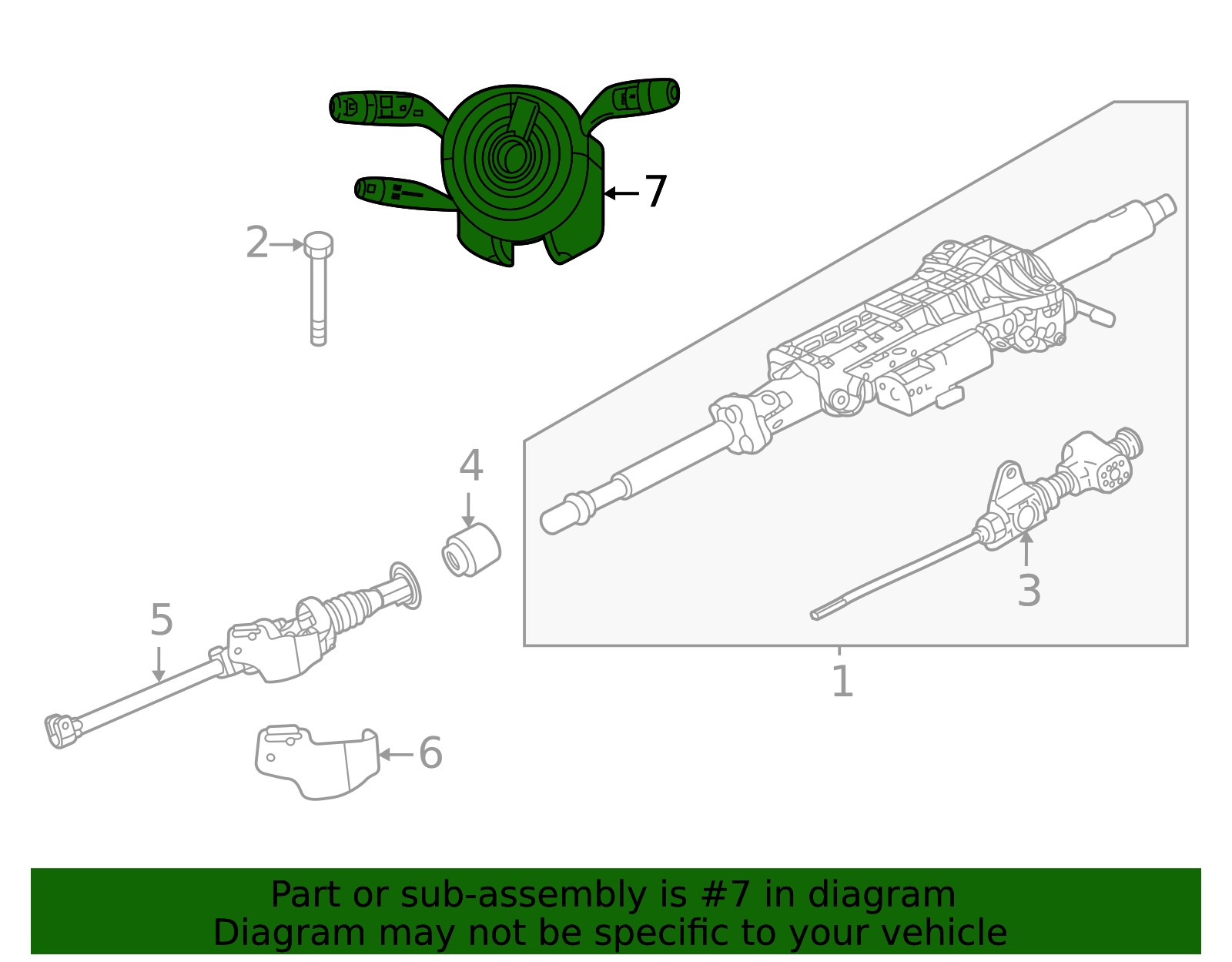 190-900-00-03-64-9051 - Switch Assembly 2018-2021 Mercedes-Benz ...
