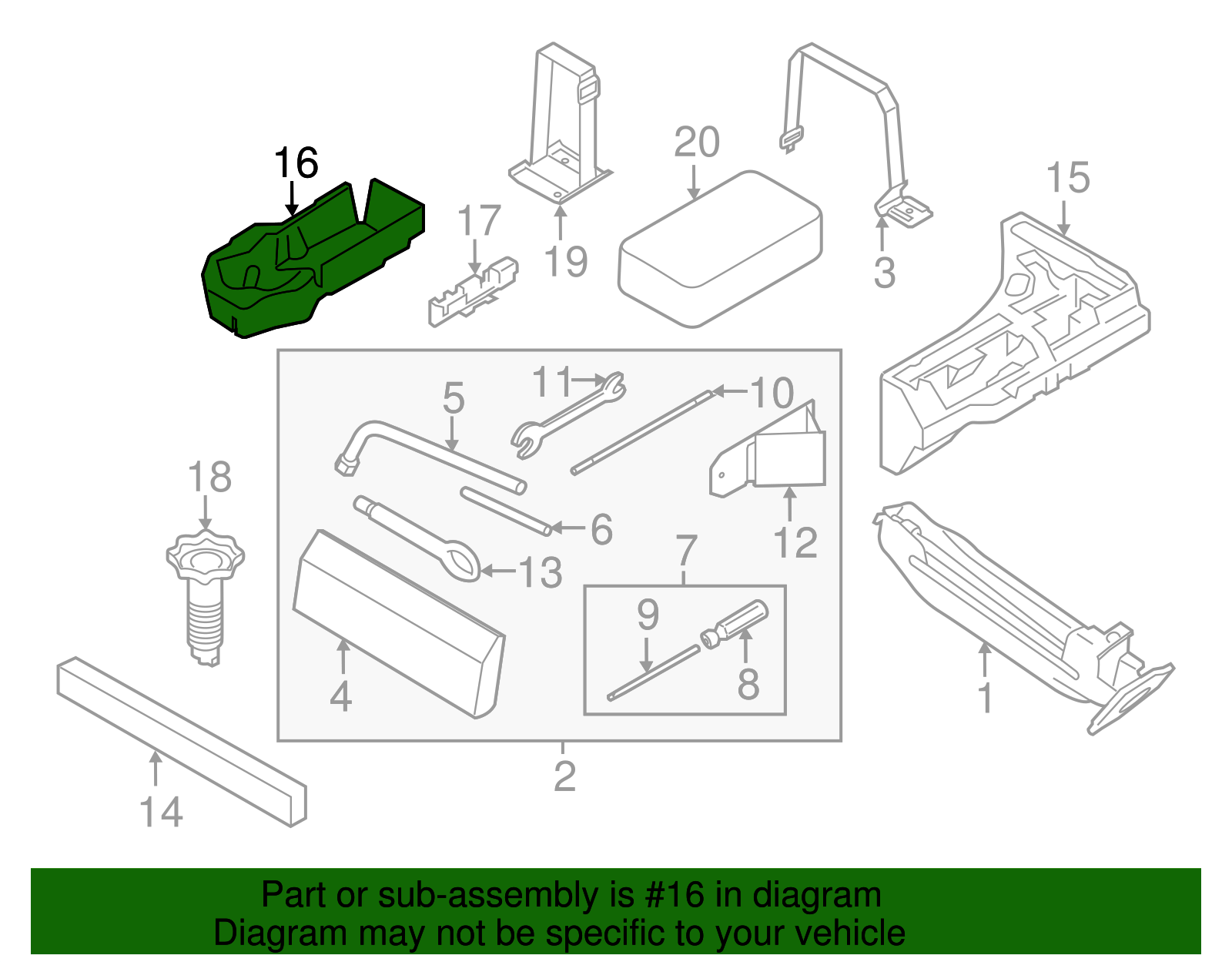 2015-2025 Porsche Macan Floor Storage Compartment 9A7-012-111-00 ...