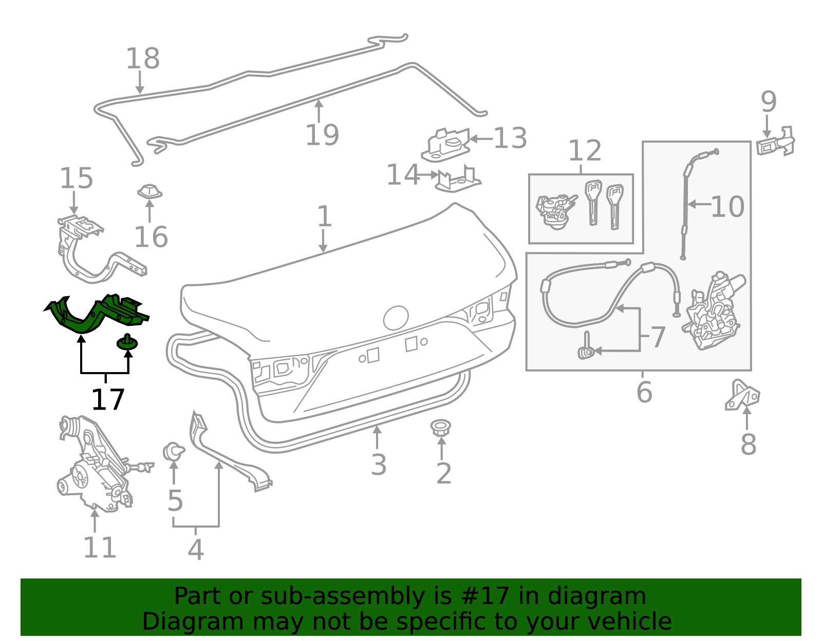 Hinge Cover 64571-50080 | OEM Parts Online