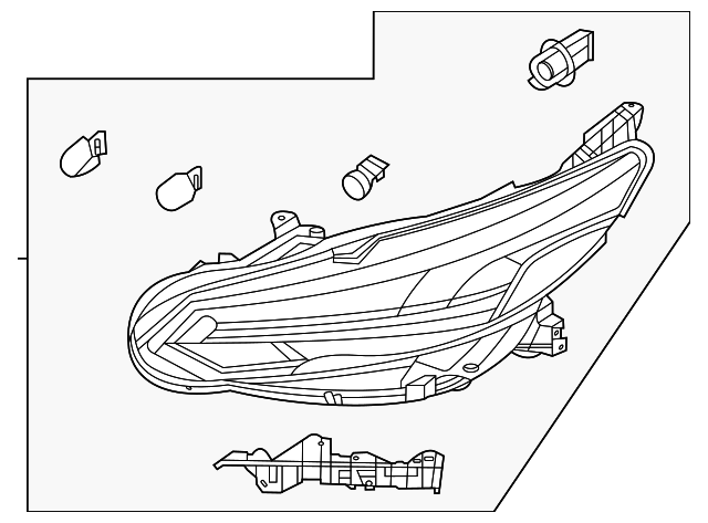 26010-6LB0A - Headlamp Assembly - 2020-2023 Nissan Sentra | Nissan OEM ...