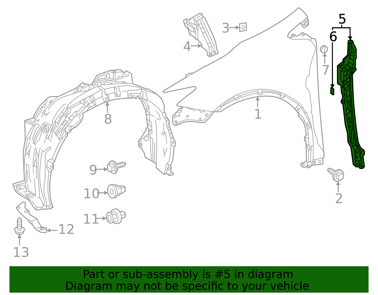 2023-2025 Toyota Rear Seal 53828-47080 | Toyota Parts Center