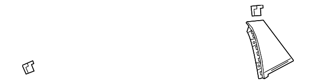 84258763 - Rear Passenger Side Door Window Frame Rear Applique 2016 ...