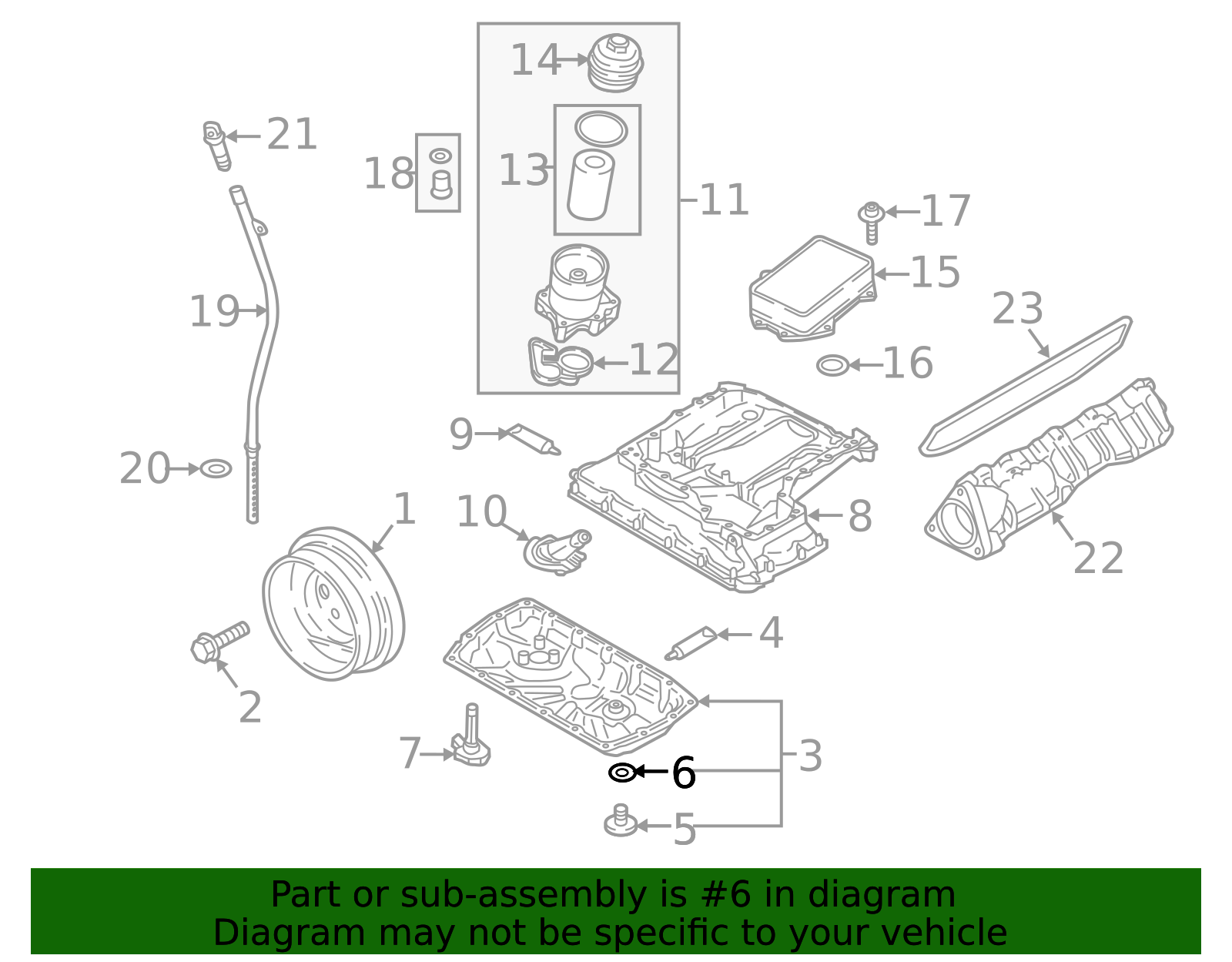 N-013-849-5 - Drain Plug Seal Audi OEM Parts Guy