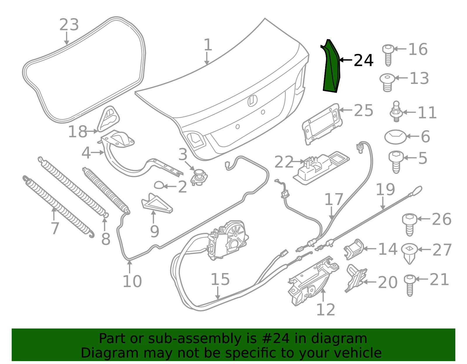 51497453356 - Trim Molding (51-49-7-453-356) | BMW of South Atlanta Parts