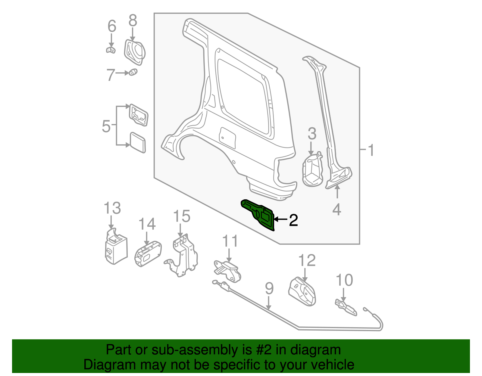 1999-2004 Nissan Pathfinder Bumper Bracket 85227-2W100 | Boro Nissan Parts