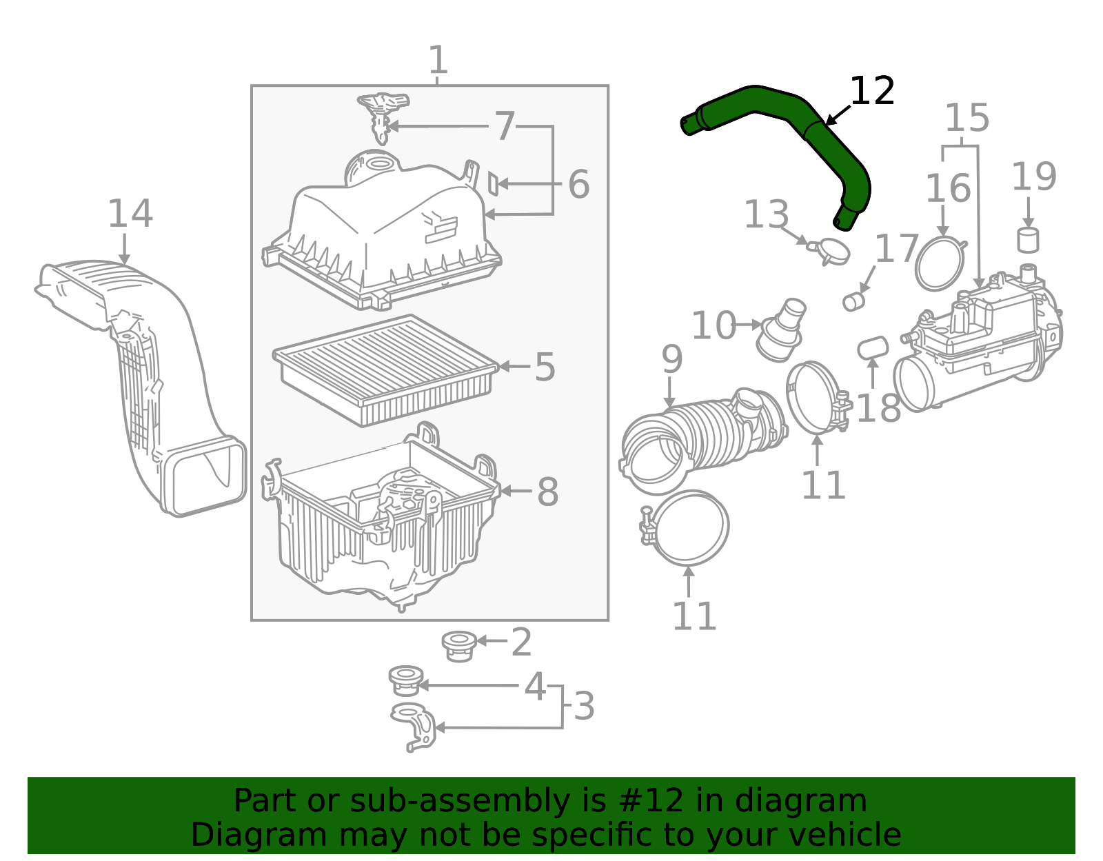 12260-F0010 - 2023-2024 Toyota - Vent Hose | Discount Parts Monster