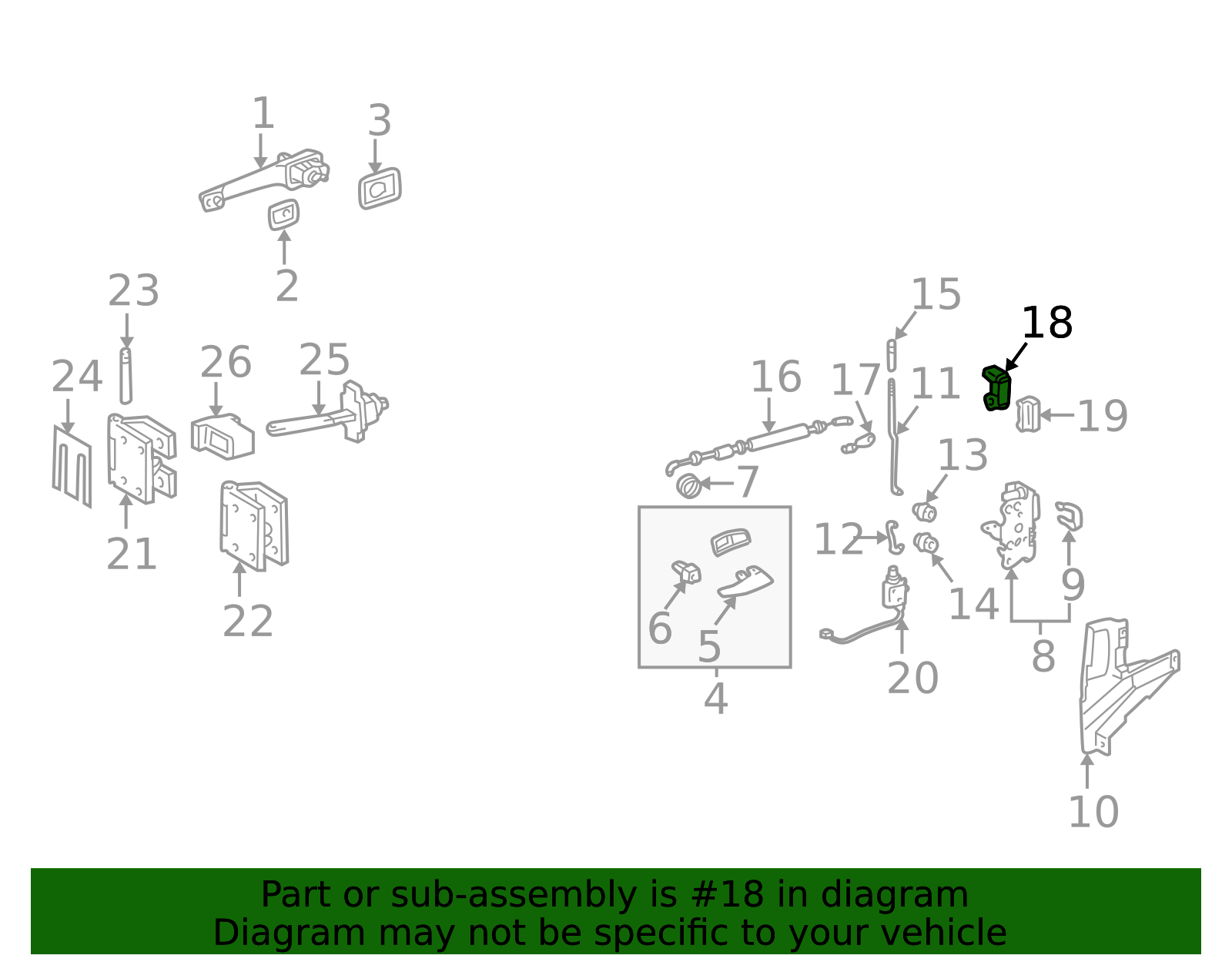 463-723-08-03 - High-Quality Door Lock Striker Plate for 2002-2013 ...