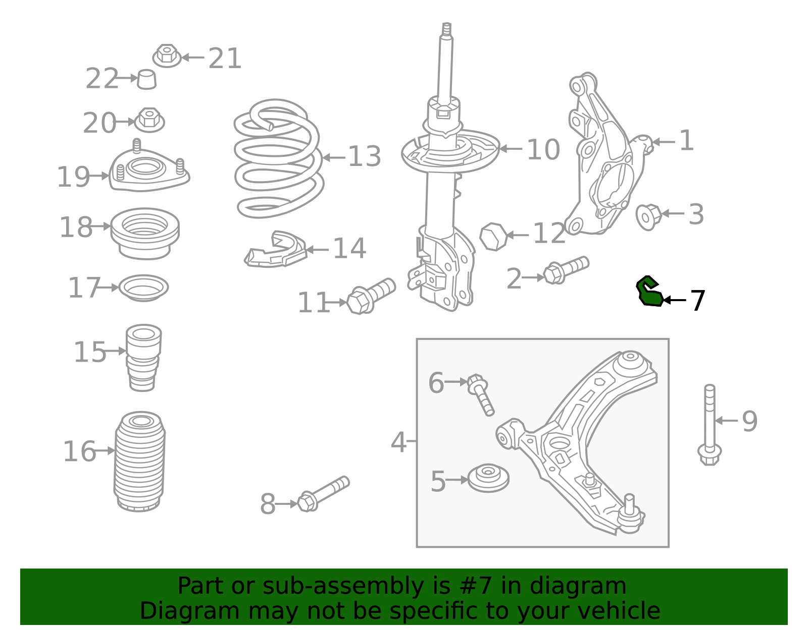 KB7W-34-552 - Lower Control Arm Cover 2019-2022 Mazda 3 | Mazda-Parts
