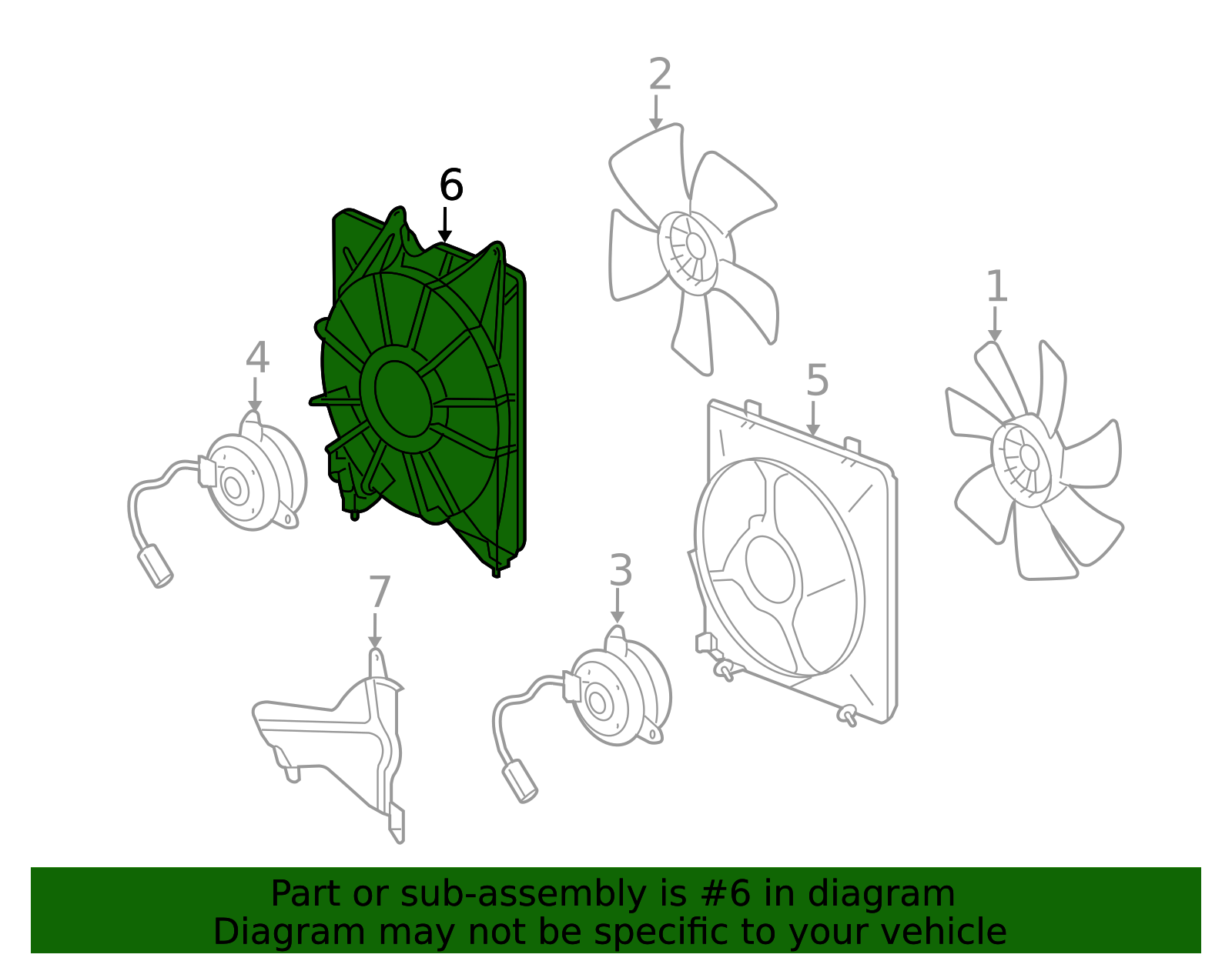 2008-2015 Honda Fan Shroud 19015-R70-A01 | Honda Factory Parts