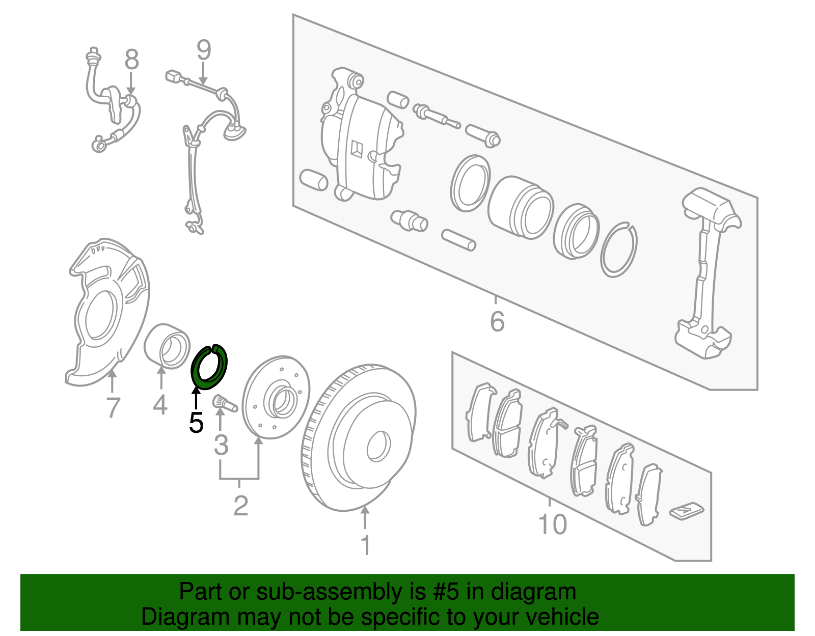 90681-SR3-A10 - Bearing Snap Ring 1992-2006 Honda | Honda Parts Online