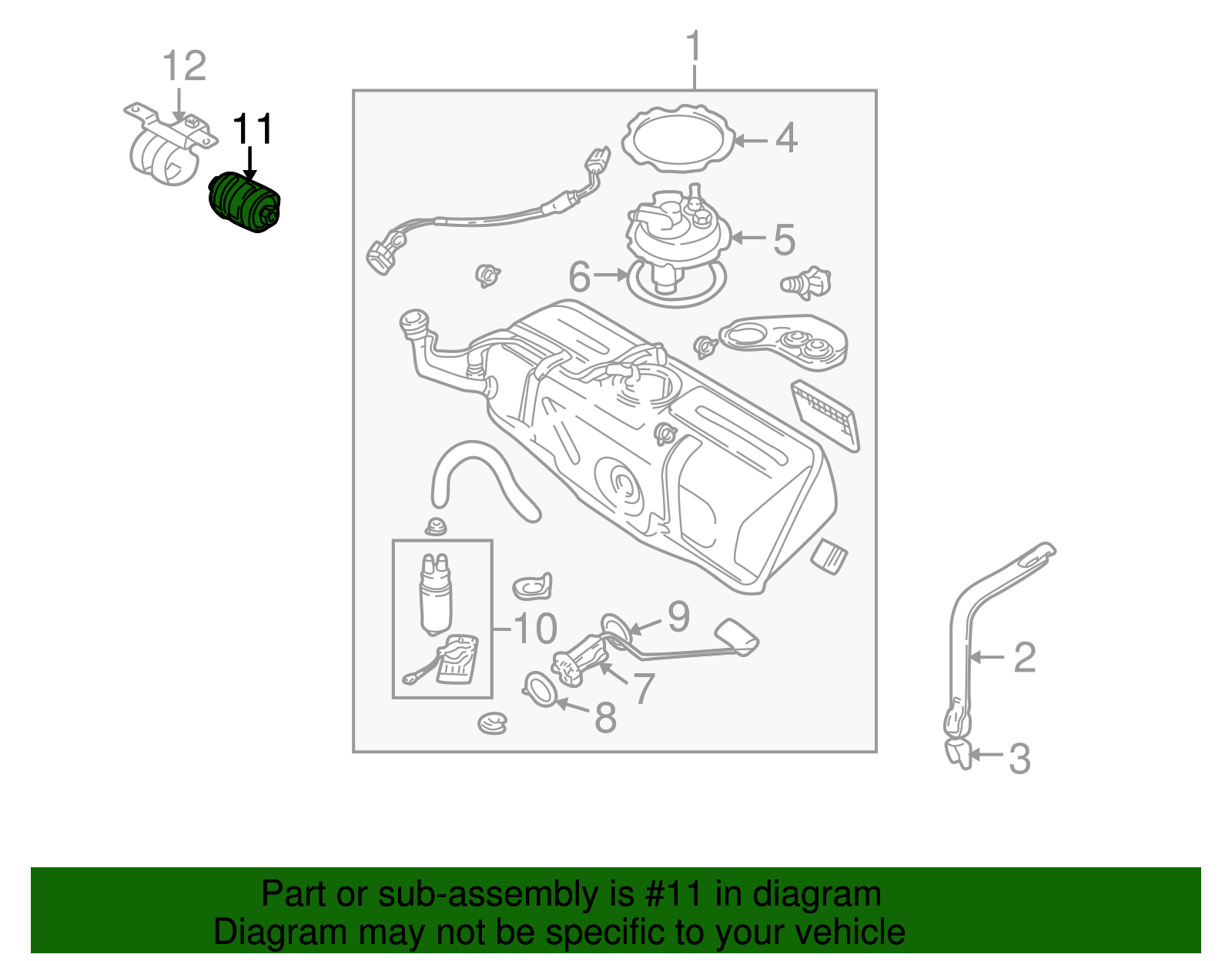 1990-2009 Jaguar Fuel Filter C2C35417 | JaguarParts.com