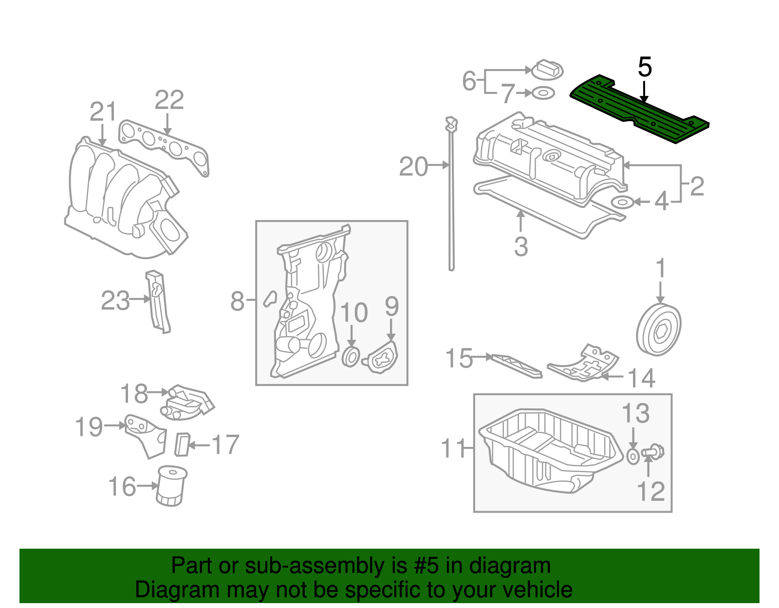 12500-R40-A00 - Coil Cover 2008-2014 Honda | Honda Parts Online