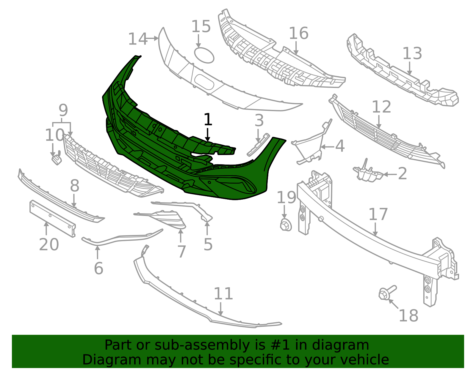 2024-2025 Hyundai Elantra Bumper Cover 86511-AAAA0 | OEM Parts Online